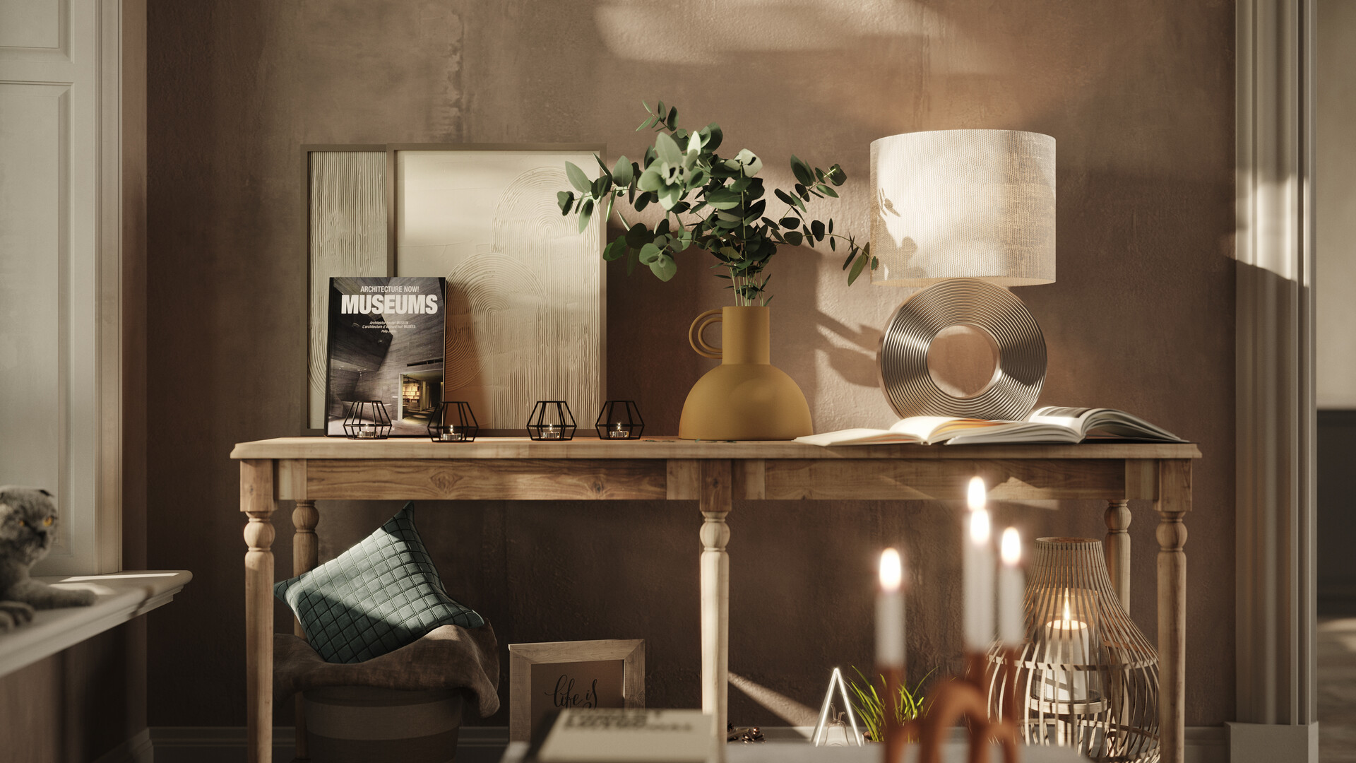 ArtStation - 3D Renderings of an Elegant Decor Collection