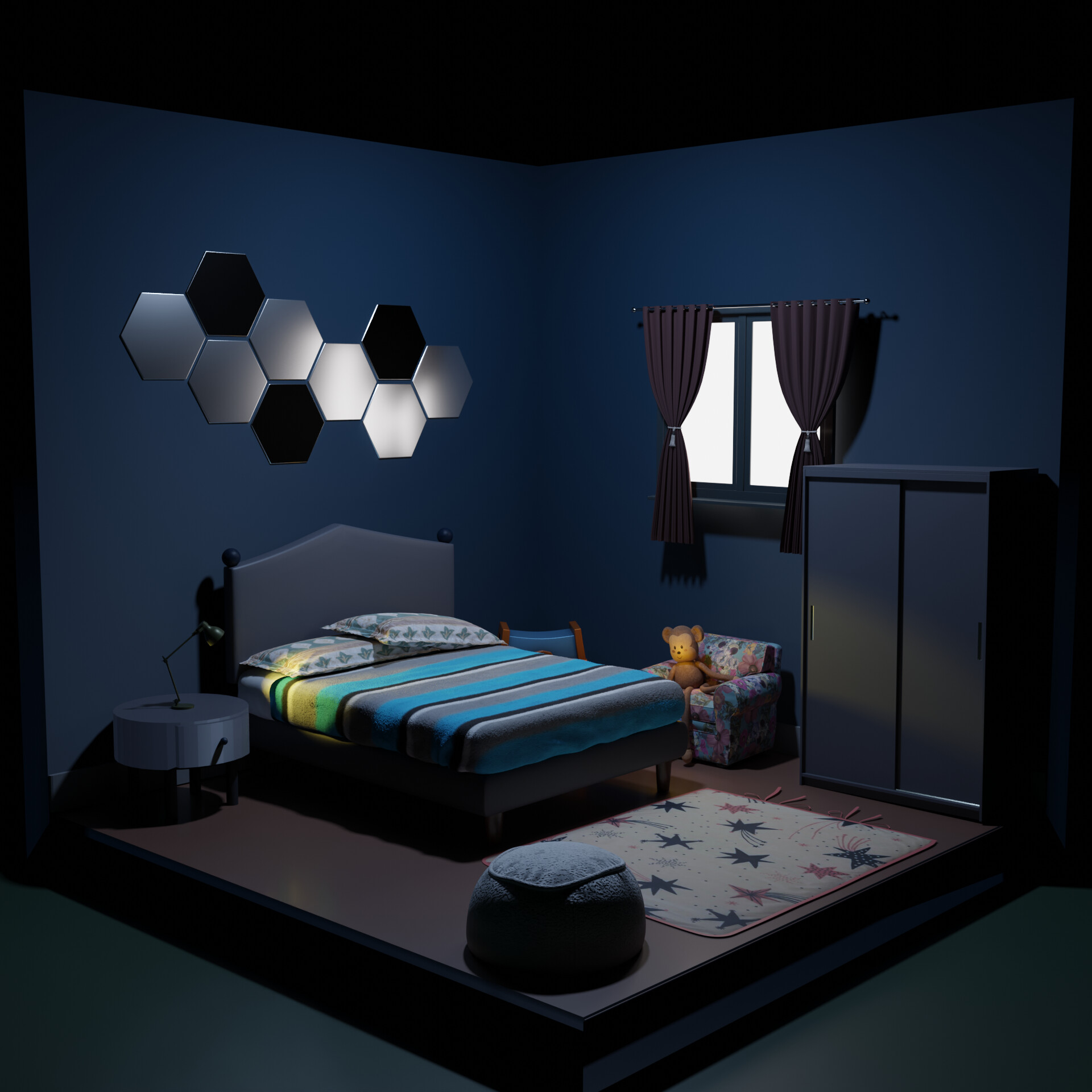 ArtStation - Isometric Bedroom (Exercise)