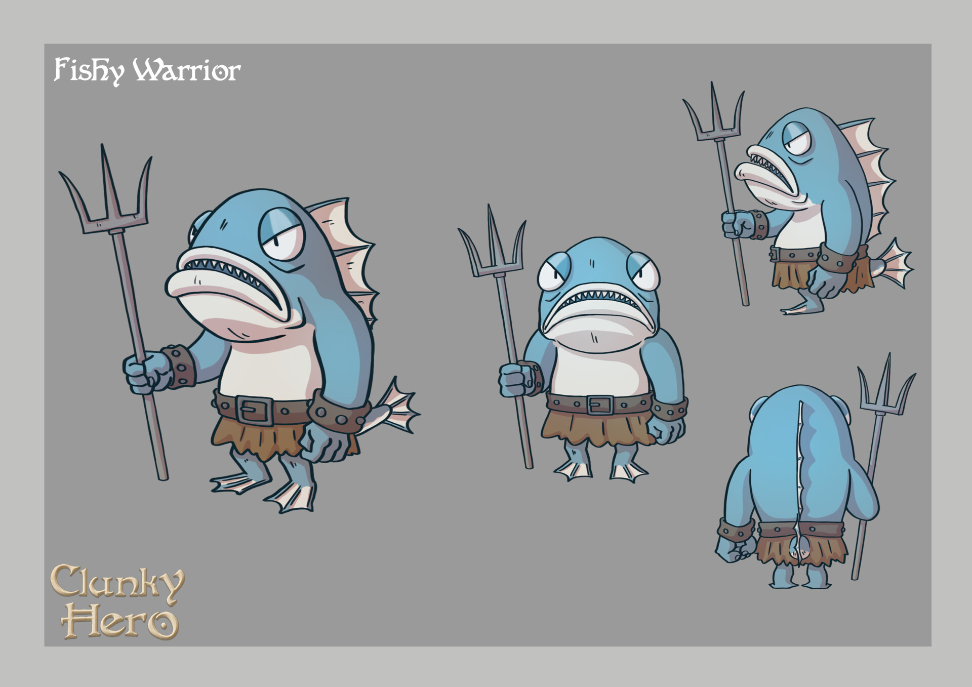 ArtStation - Character design "Clunky Hero"