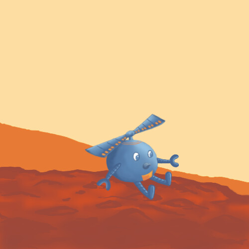 ArtStation - Robot on Mars