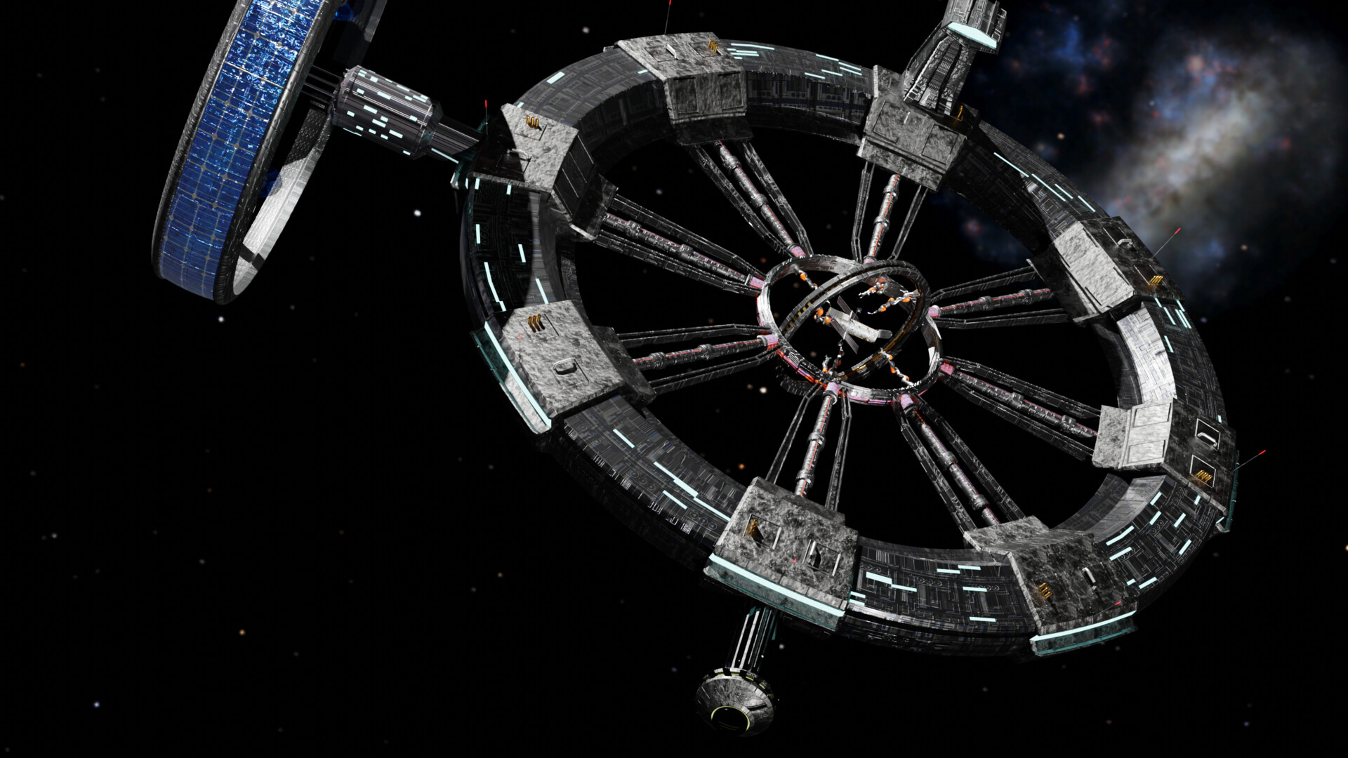 ArtStation - S.S.S.A (Space Station Satellite Assembly)