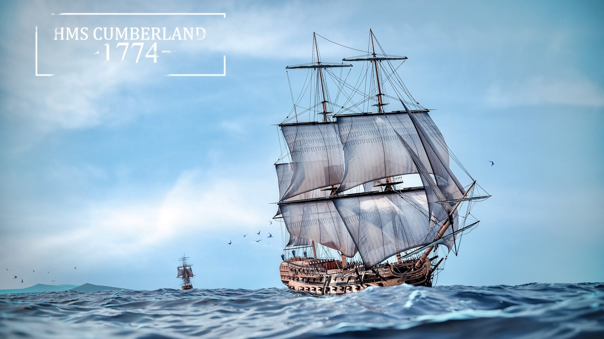 ArtStation - HMS Cumbeland 1774