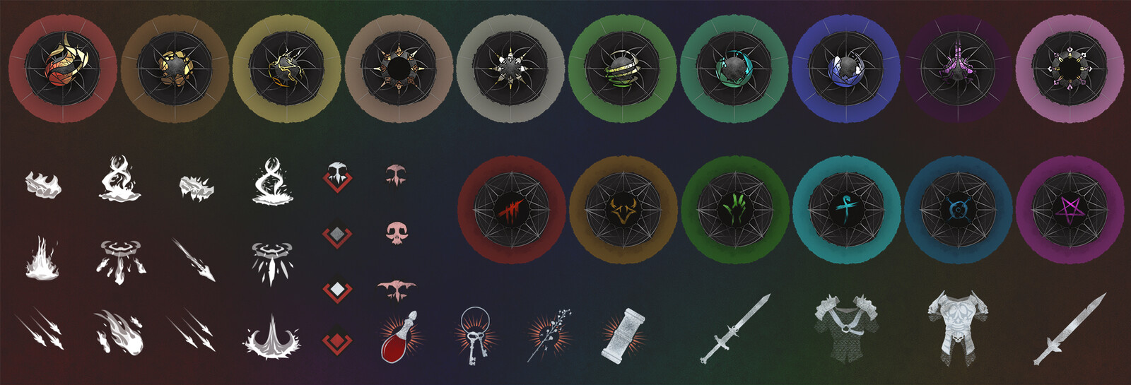 Thierry Haibach UI/UX Artist Freelance - Shadow's Light - Tale of the champions (GDC 2022 DEMO)