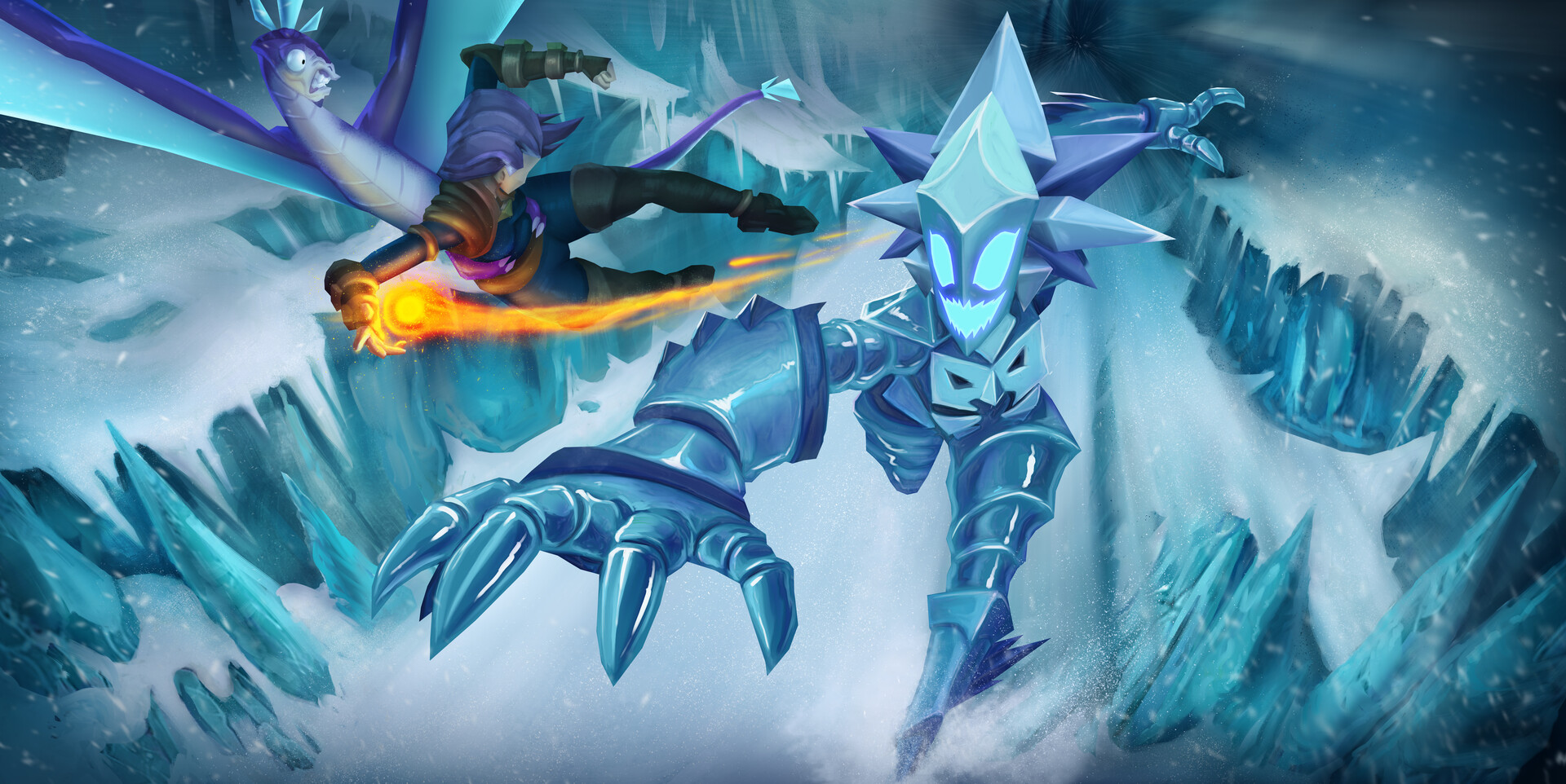 ArtStation - Ice Monster Corrupted Version Concept