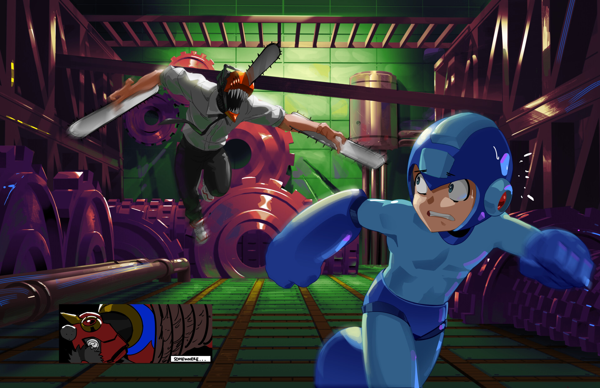 ArtStation - 4Fun1 (Man vs Man)