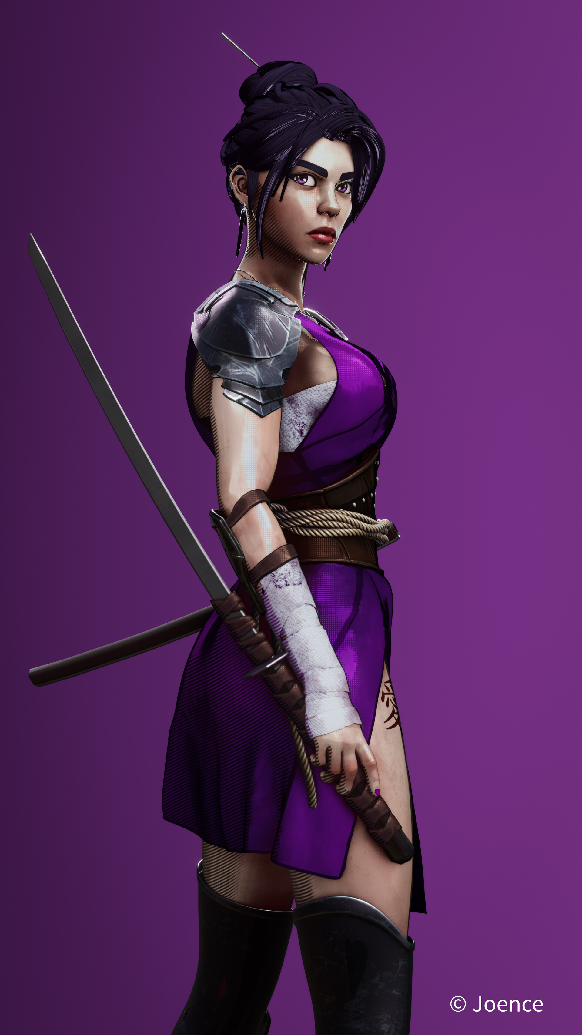Artstation Katana Girl