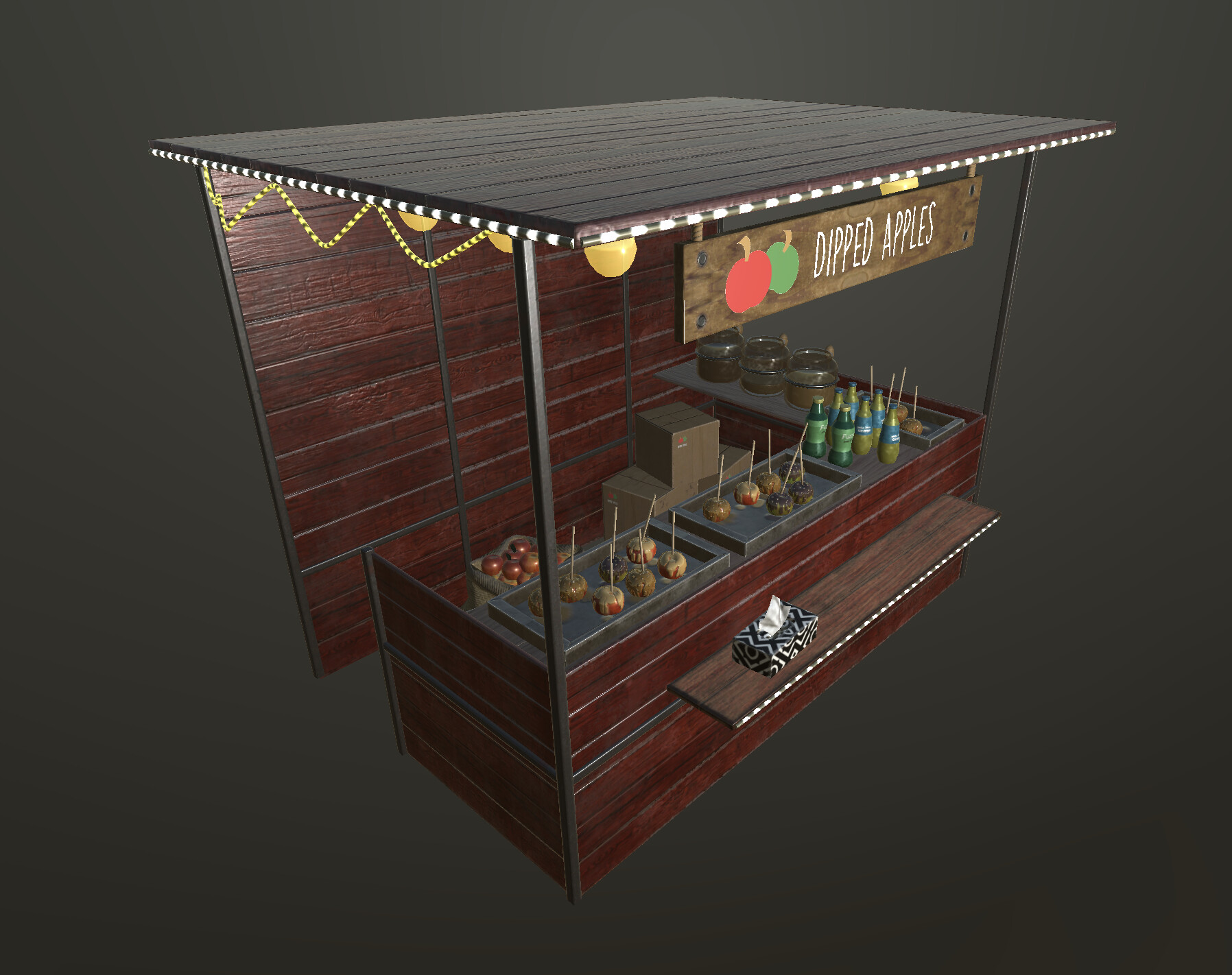 ArtStation - FunFair - Food Stand (Clean and Broken)