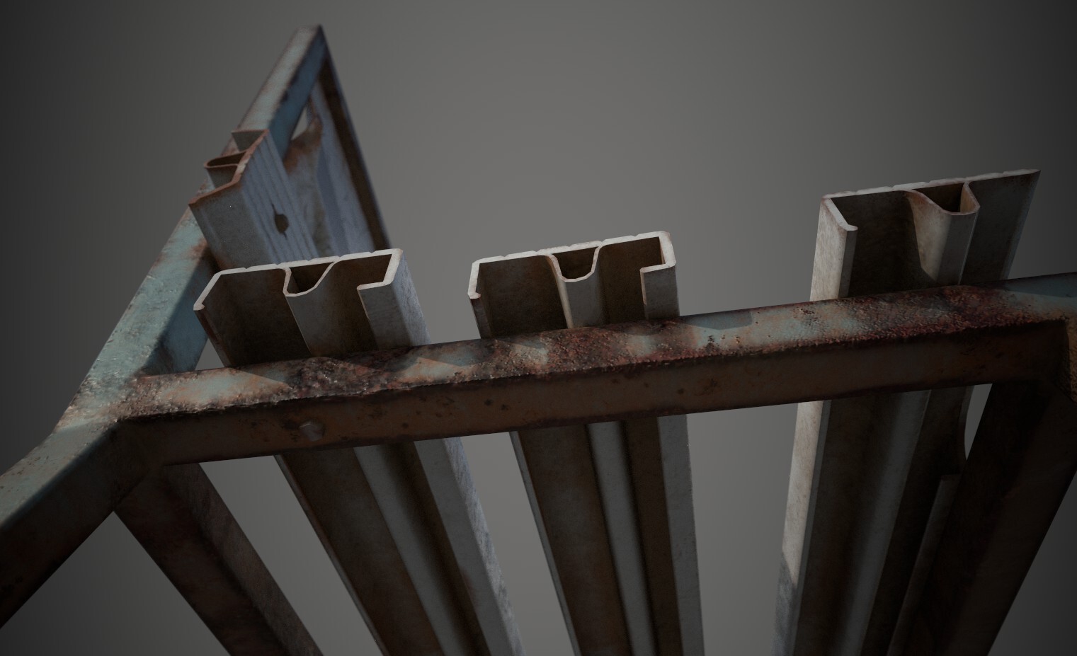ArtStation - Rusty Bench