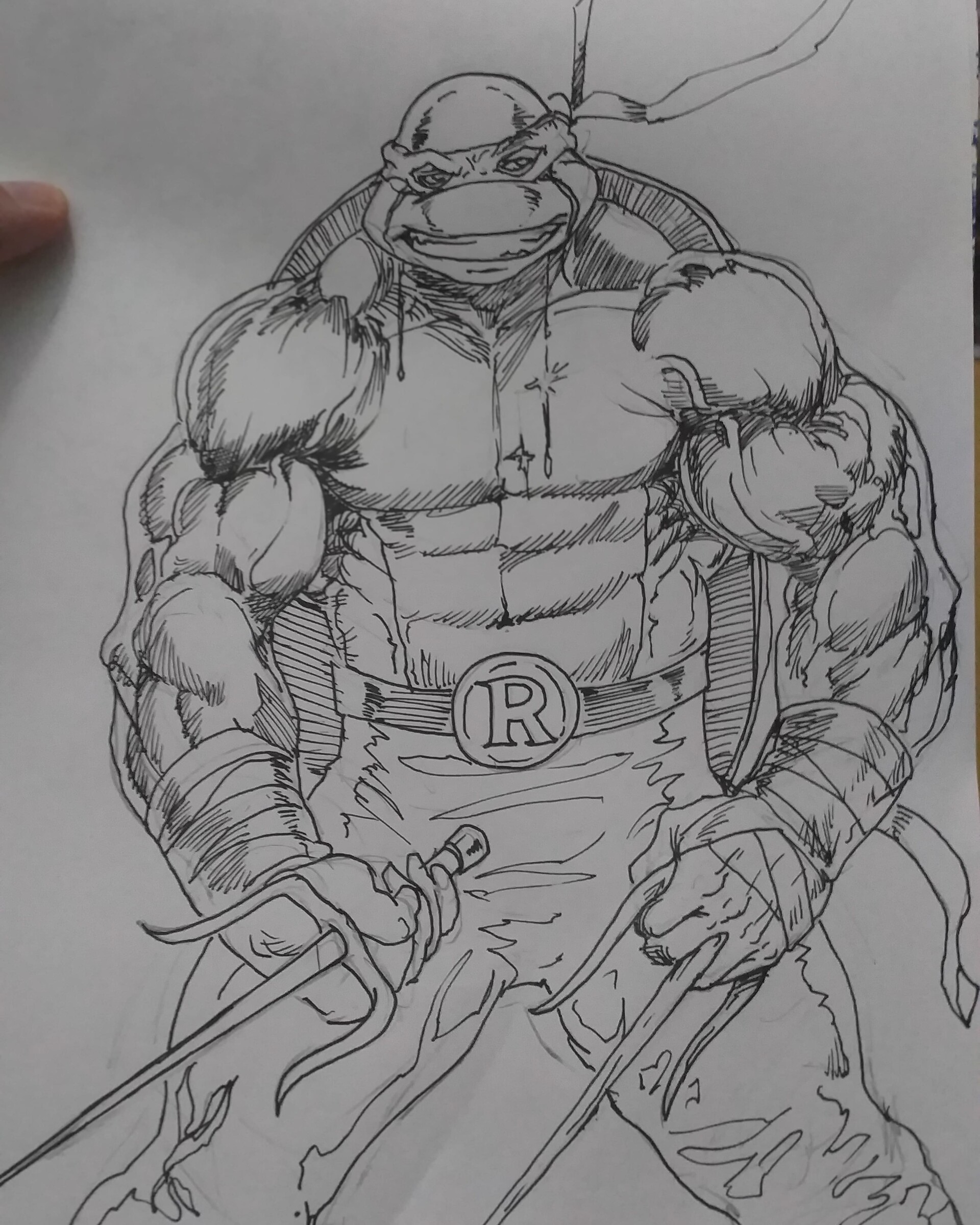 ArtStation - ninja turtle rafaello