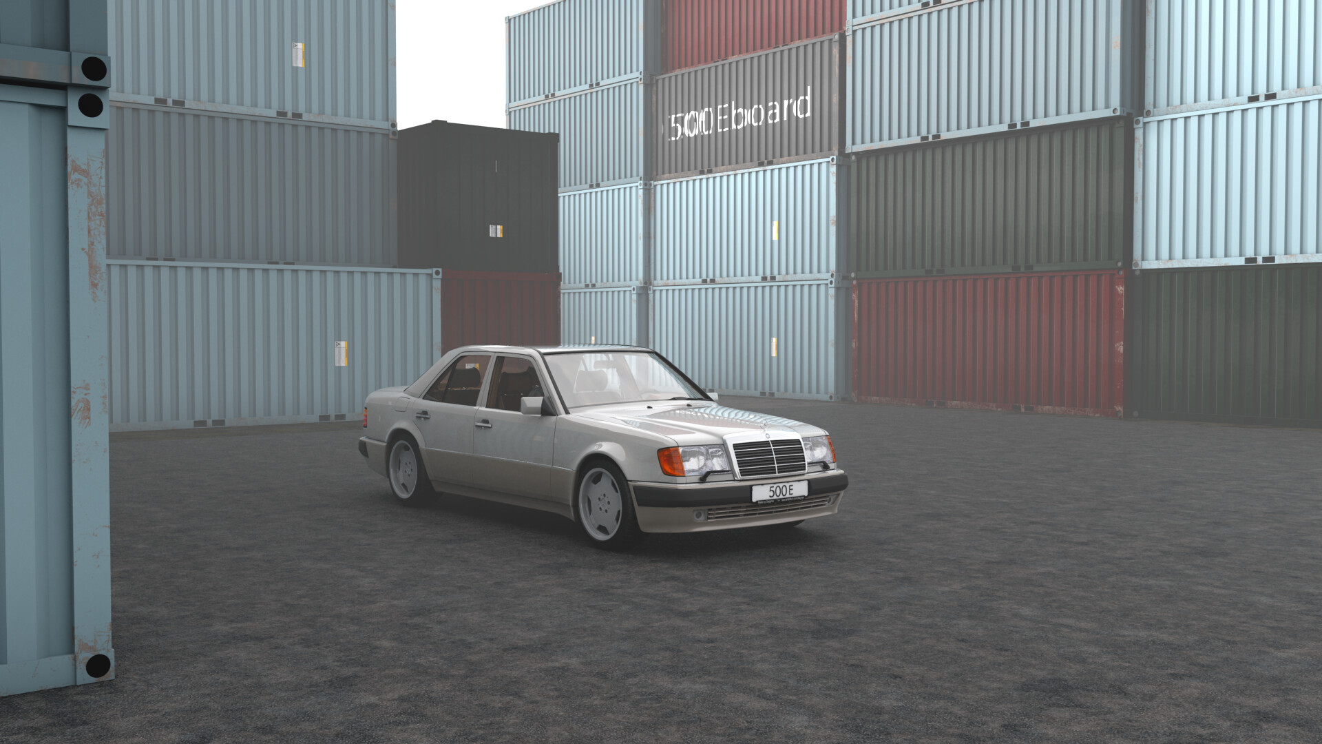 ArtStation - Mercedes-Benz 500E – 1992 Euro-spec