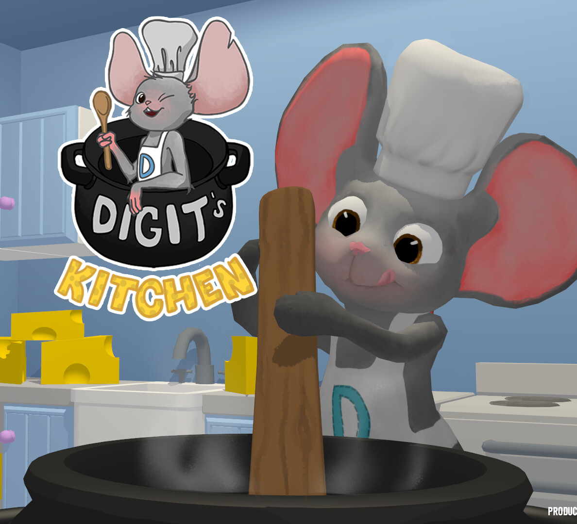 ArtStation - Digit The Chef Mouse - Character Art + UI