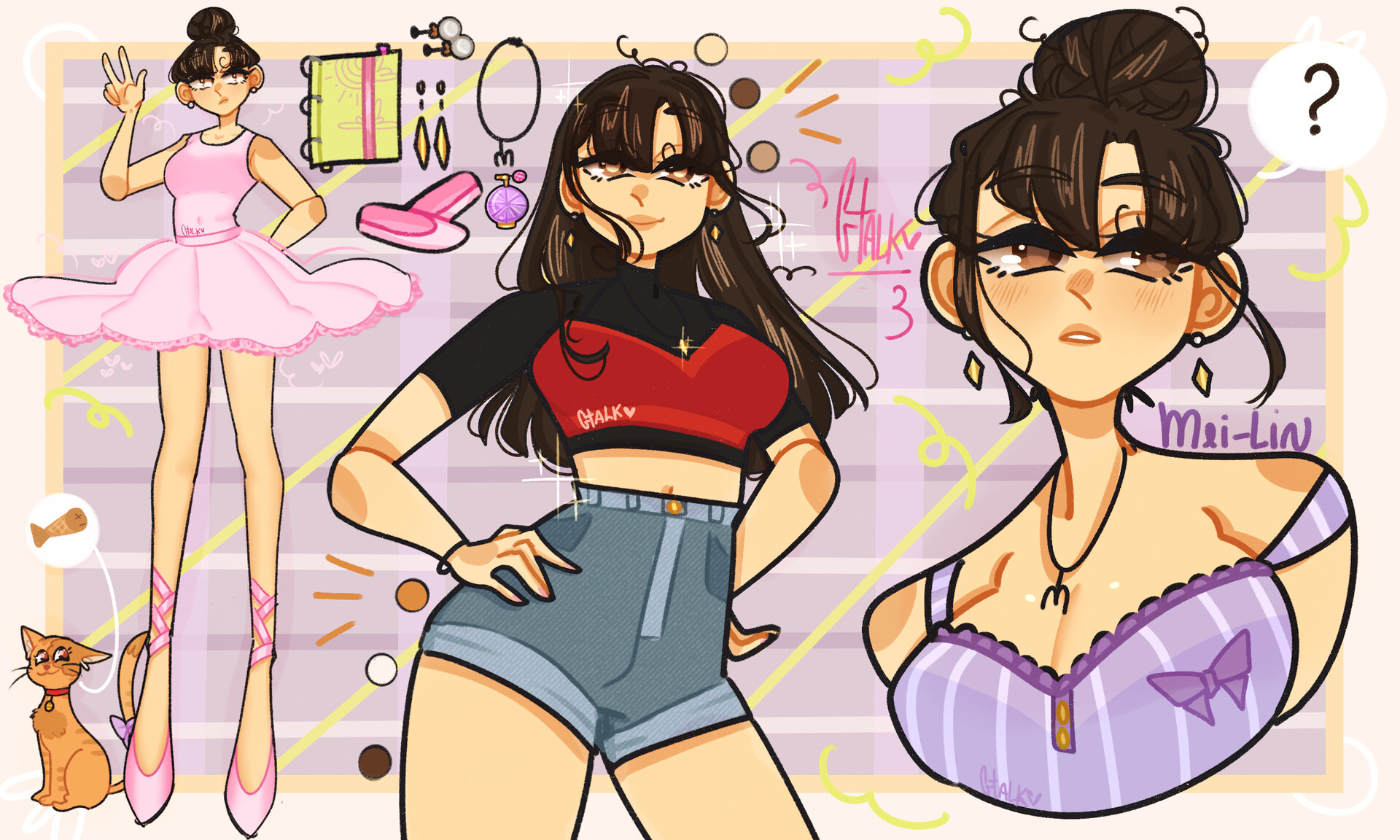 ArtStation - Oc - Meilin