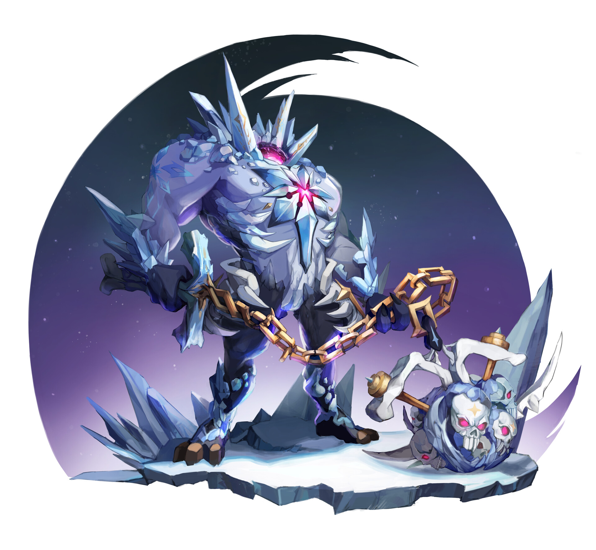ArtStation - Durahan of Frozen, 빙결의 듀라한