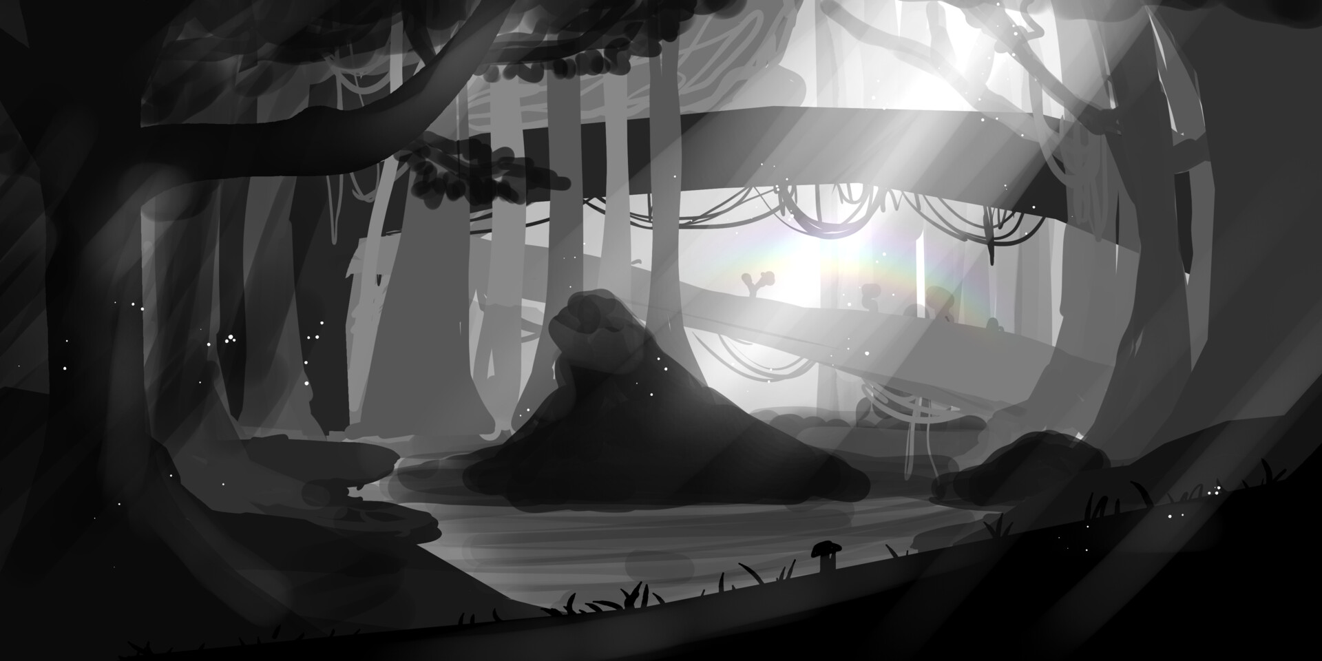 ArtStation - Concept art - Final Project [ Forest 1]