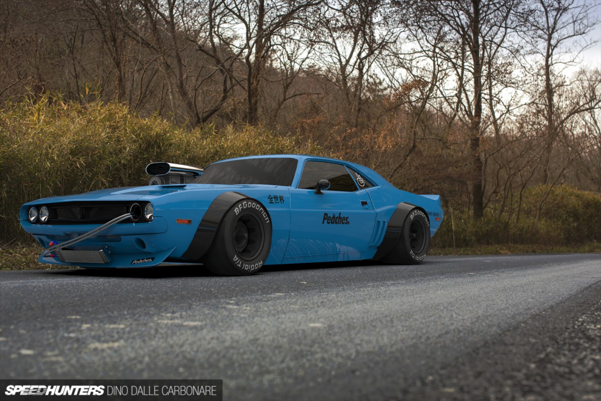 ArtStation - dodge challenger libertywalk