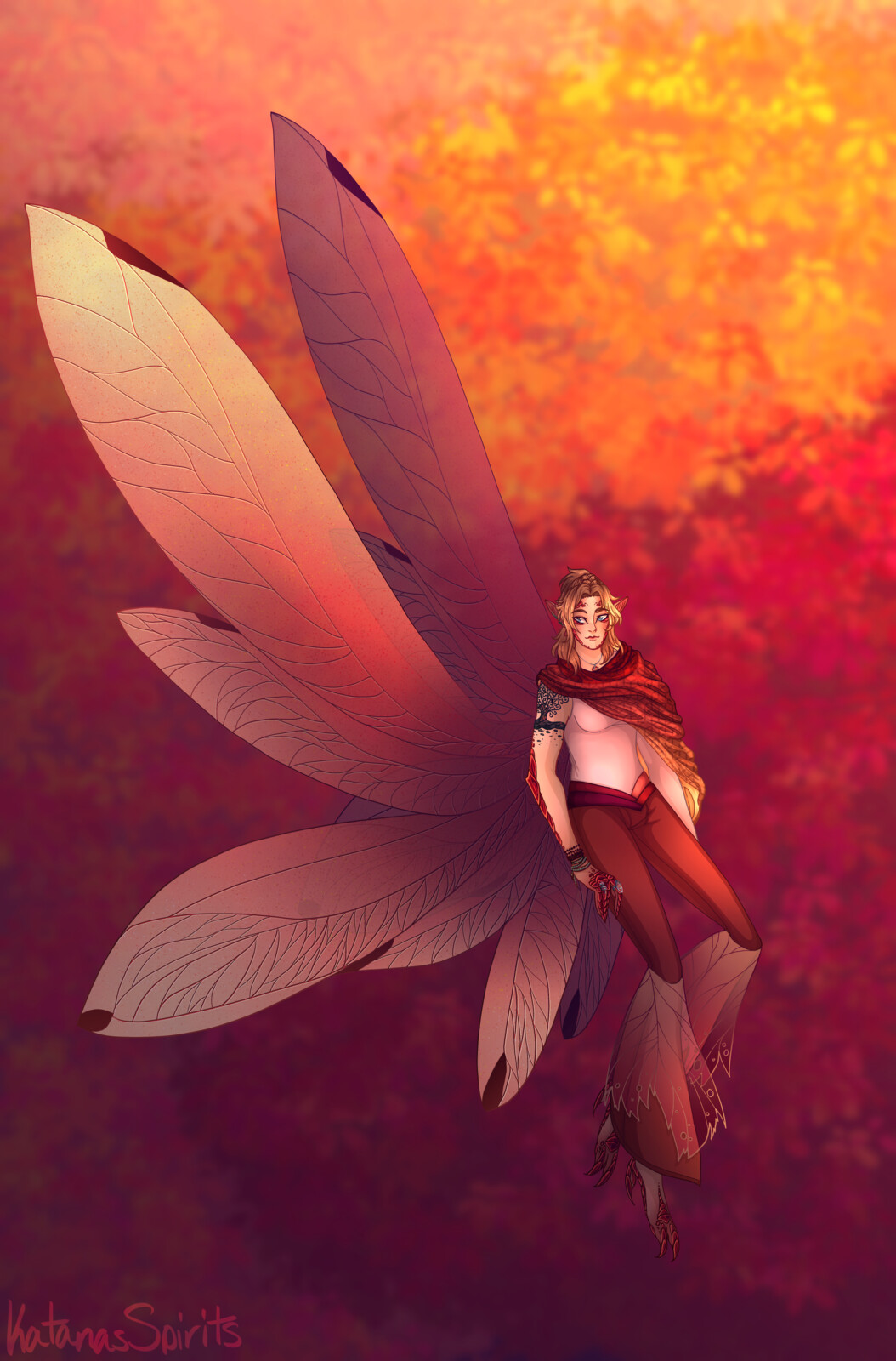 KatanasSpirits - Red Dragonfly Fae