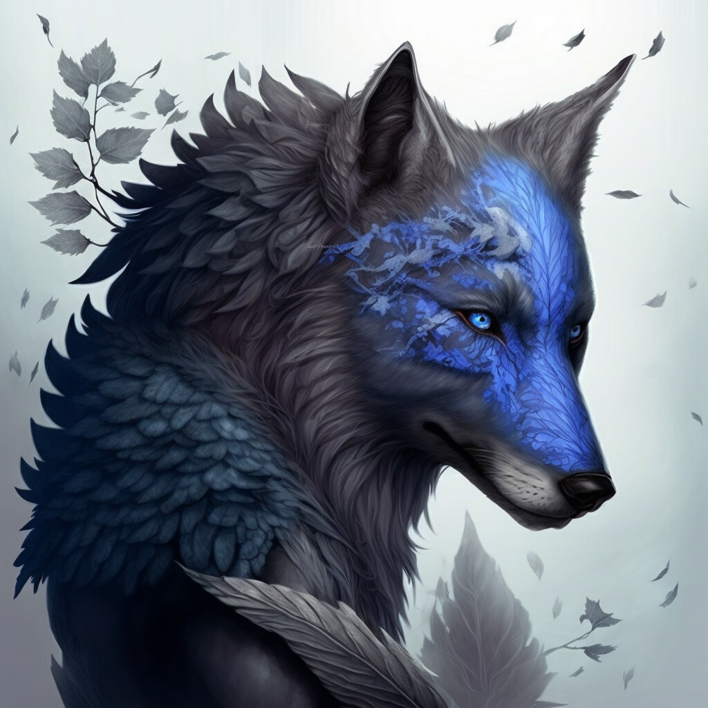 ArtStation - Blue Werewolf