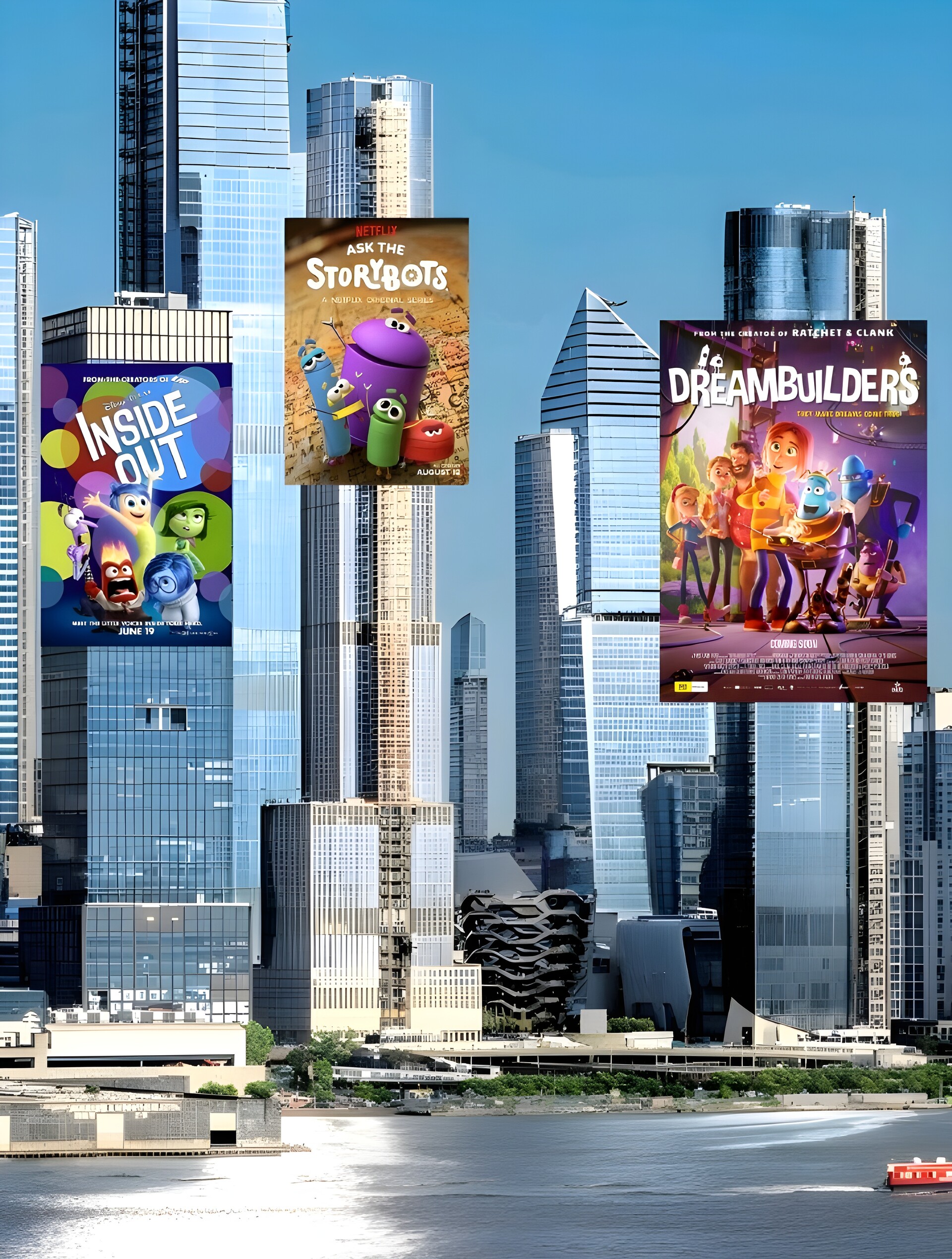 ArtStation - 55 Hudson Yards Inside out 35 Hudson Yards Ask the StoryBots and Fifteen Hudson ...