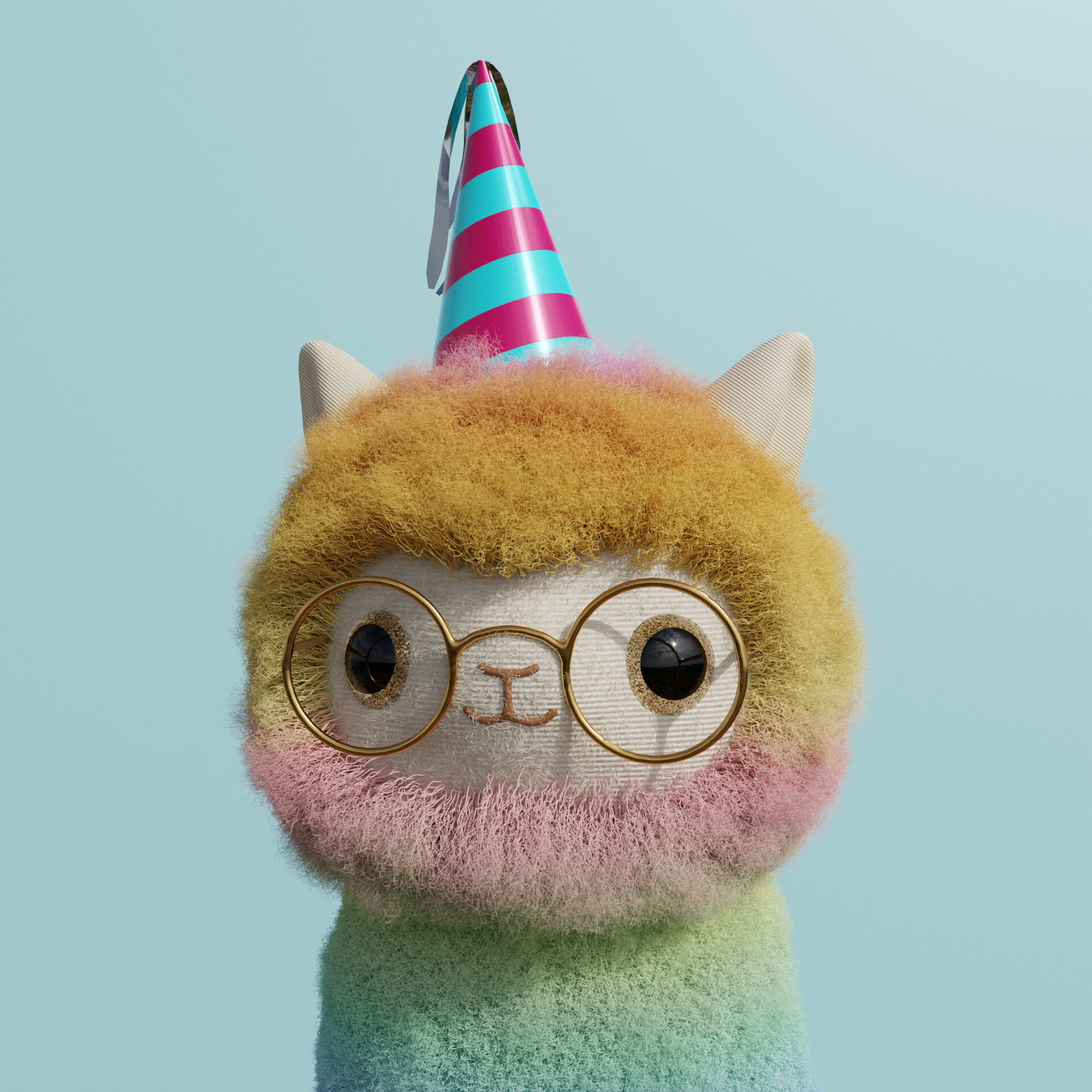 ArtStation - Rainbow alpaca