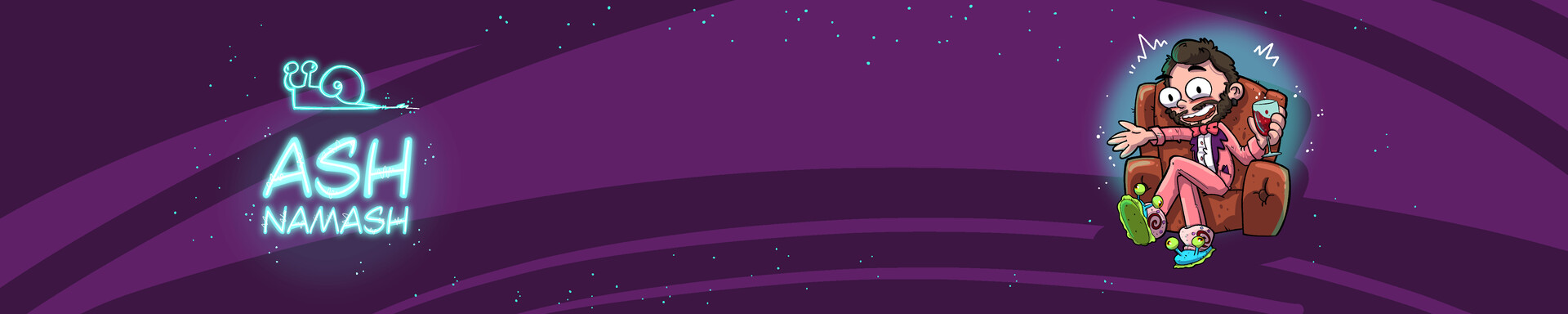 Belén García Carnicero - Banner para el canal de Ash Namash. 2022.