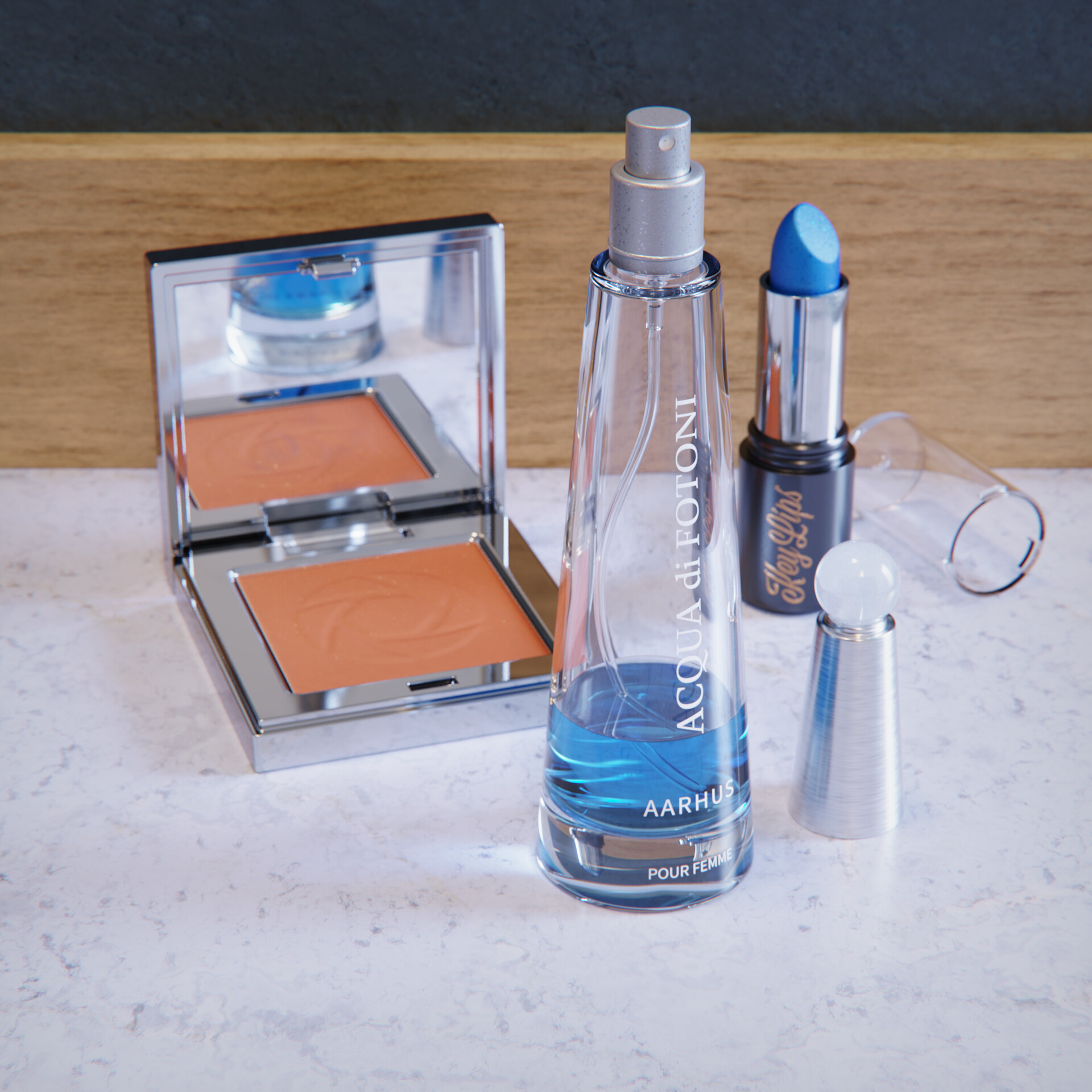 ArtStation - Keyshot Caustics Vanity Bathroom