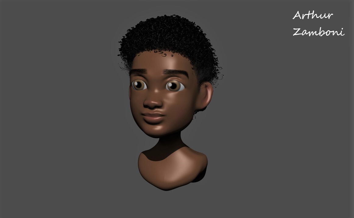 ArtStation - Afro character