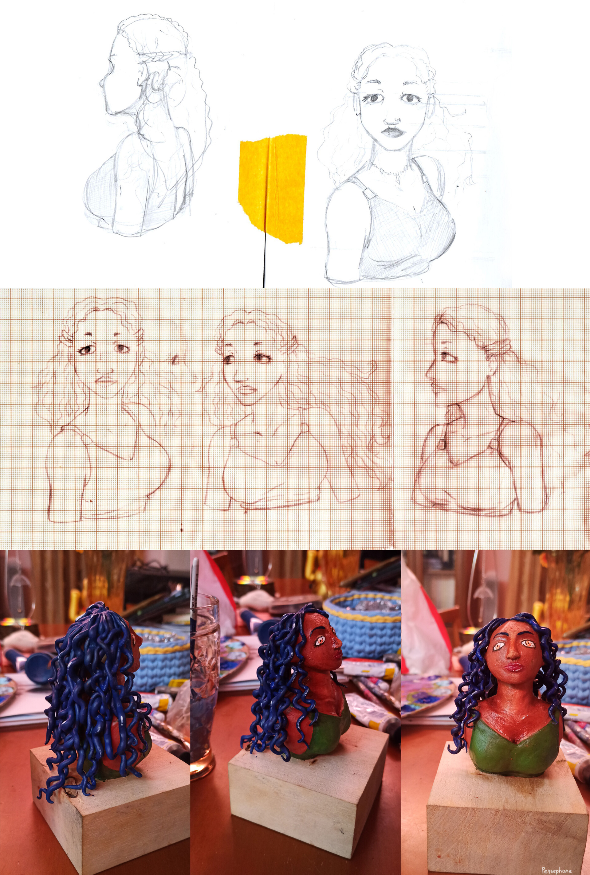 ArtStation - Character design with figure sculpting