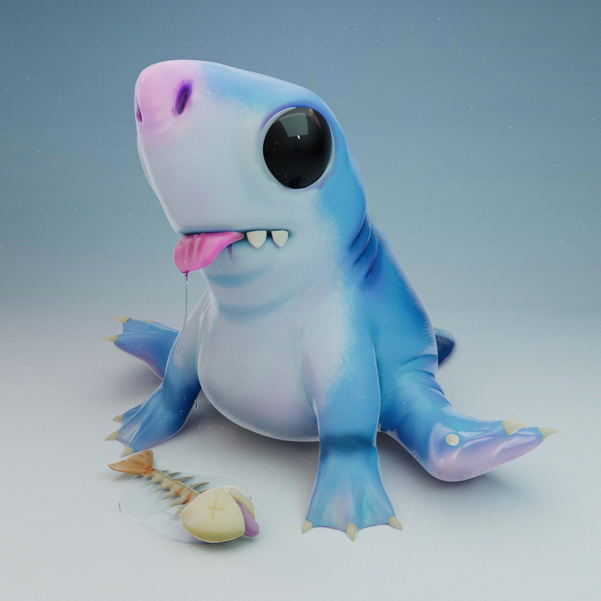 ArtStation - Beaver Shark - Luc Mahaaly Melard