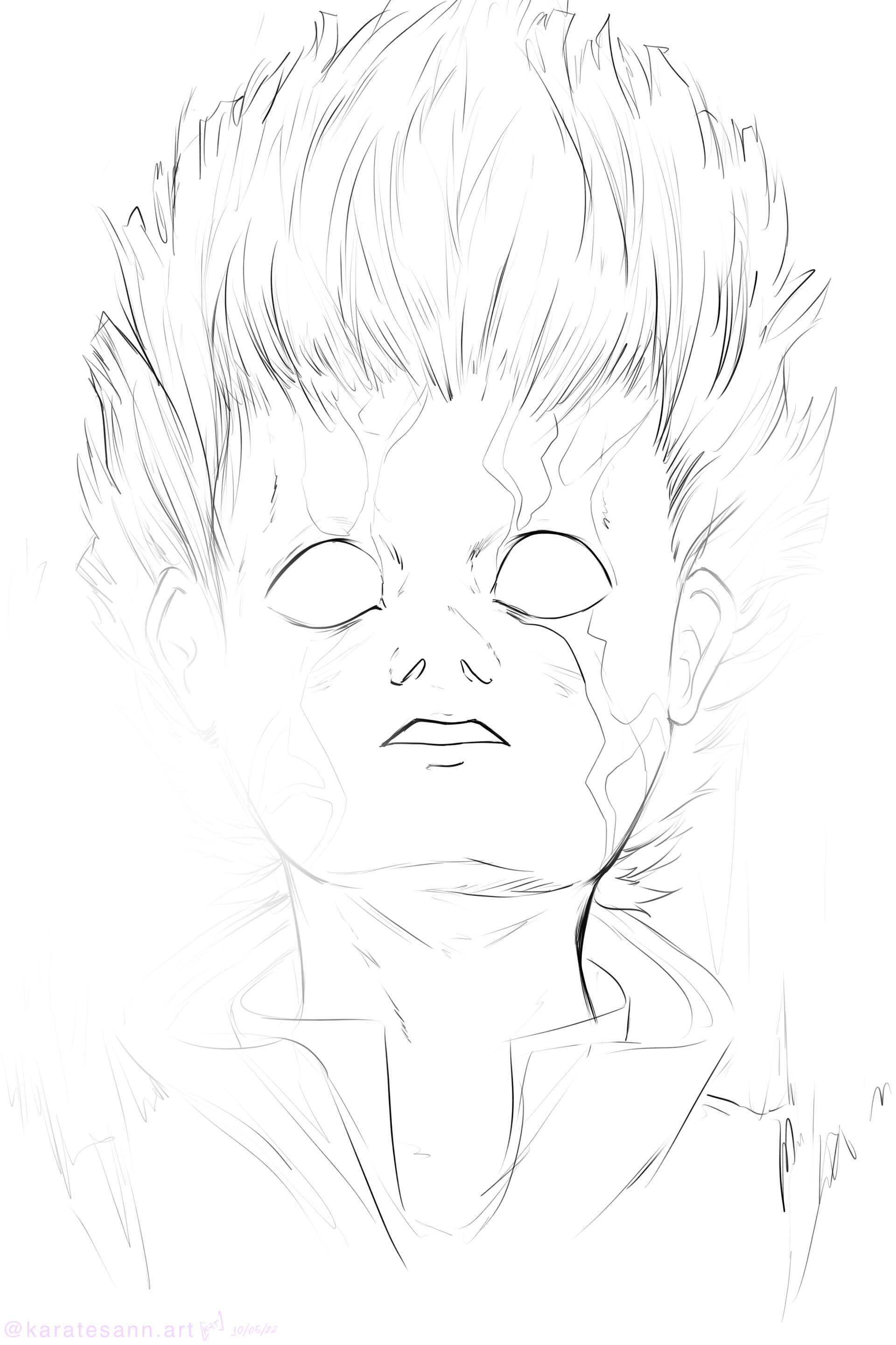 mob psycho coloring pages