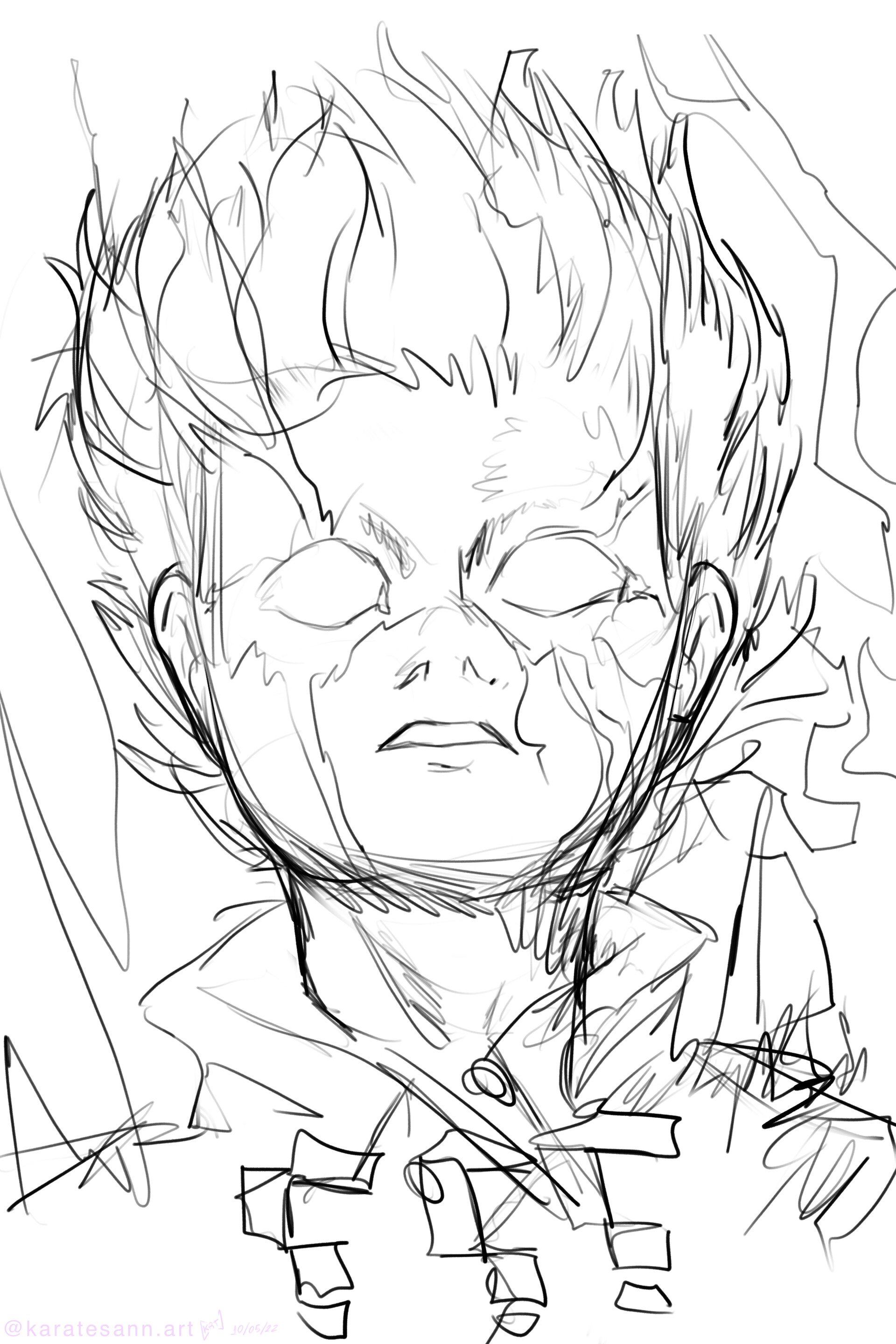 mob psycho coloring pages