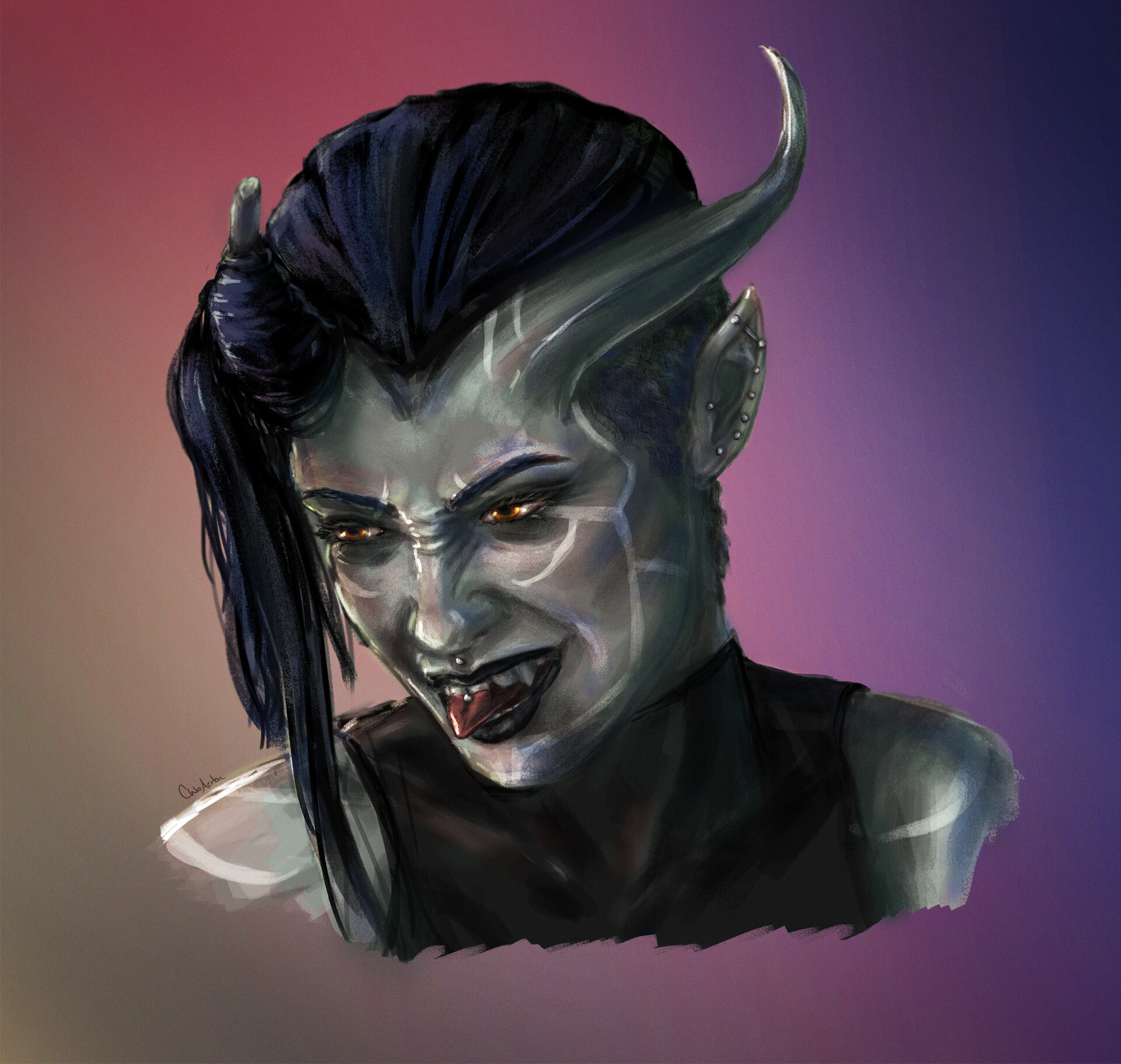 ArtStation - D&D Portrait - Wraith