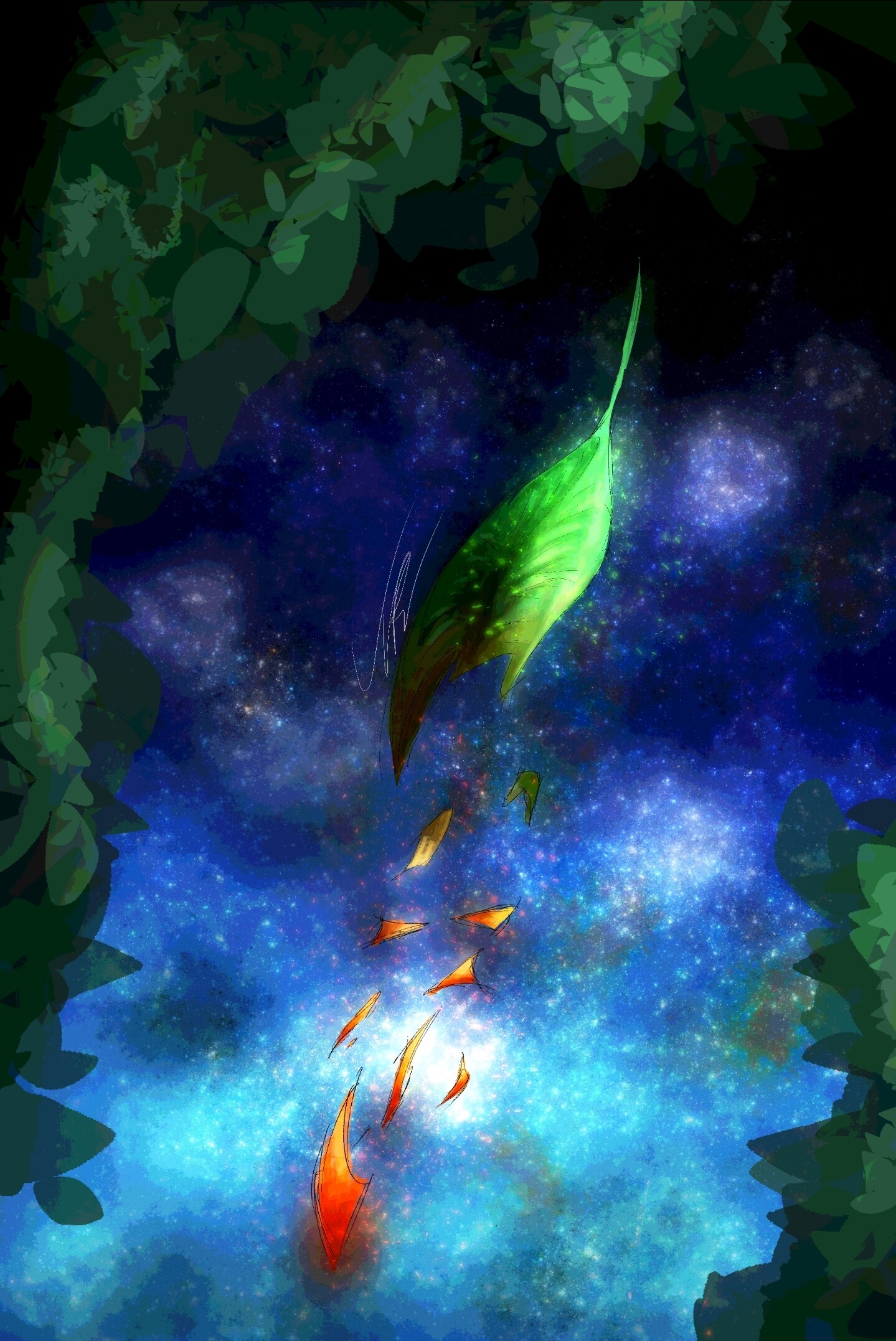 ArtStation - Falling Leaf