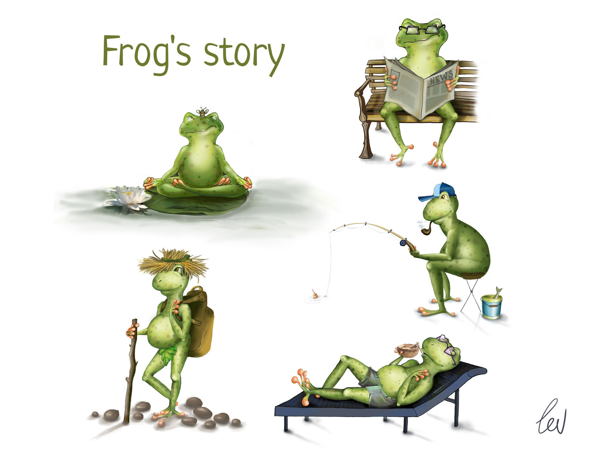 ArtStation - frog story