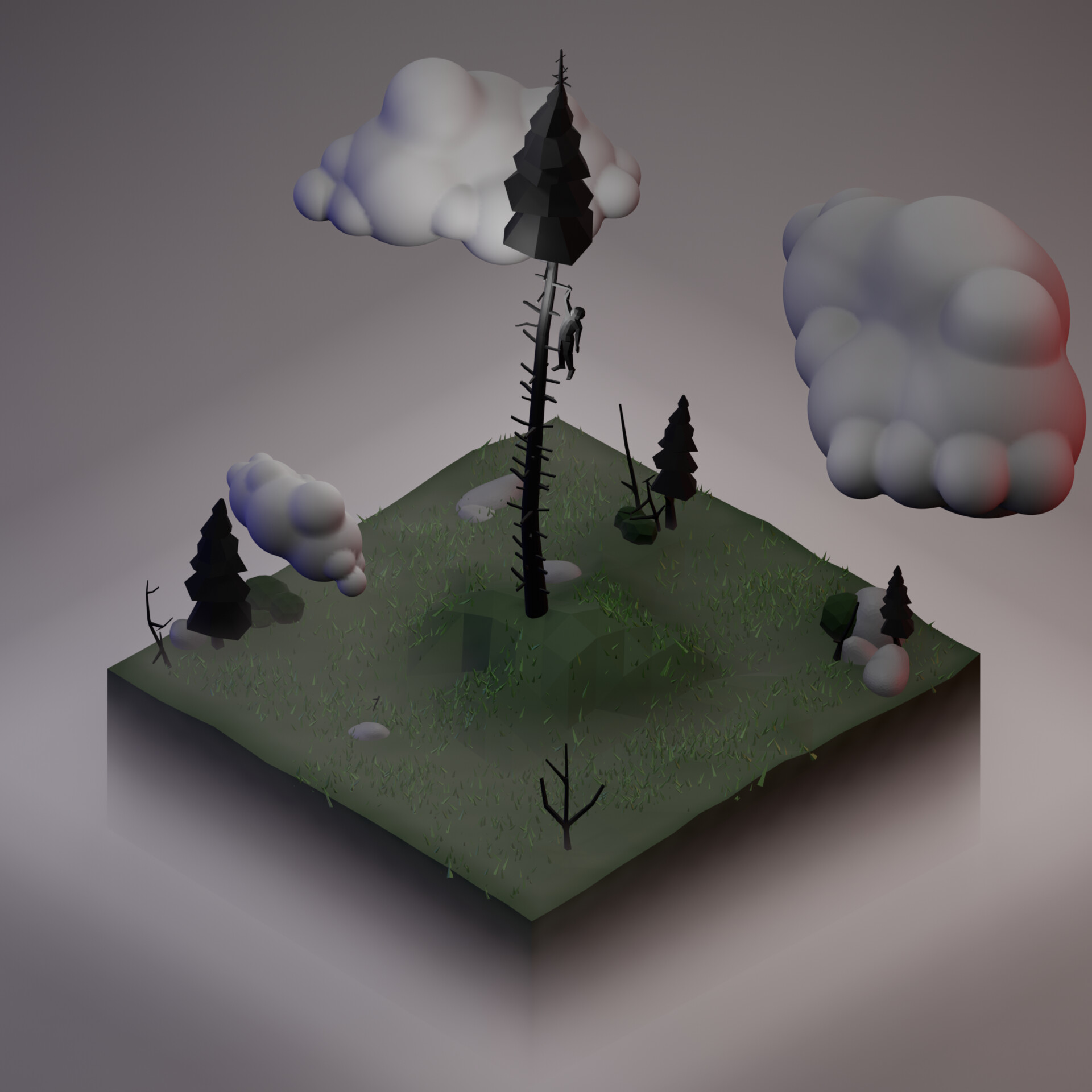 ArtStation - Black Mile To The surface Album cover tribute