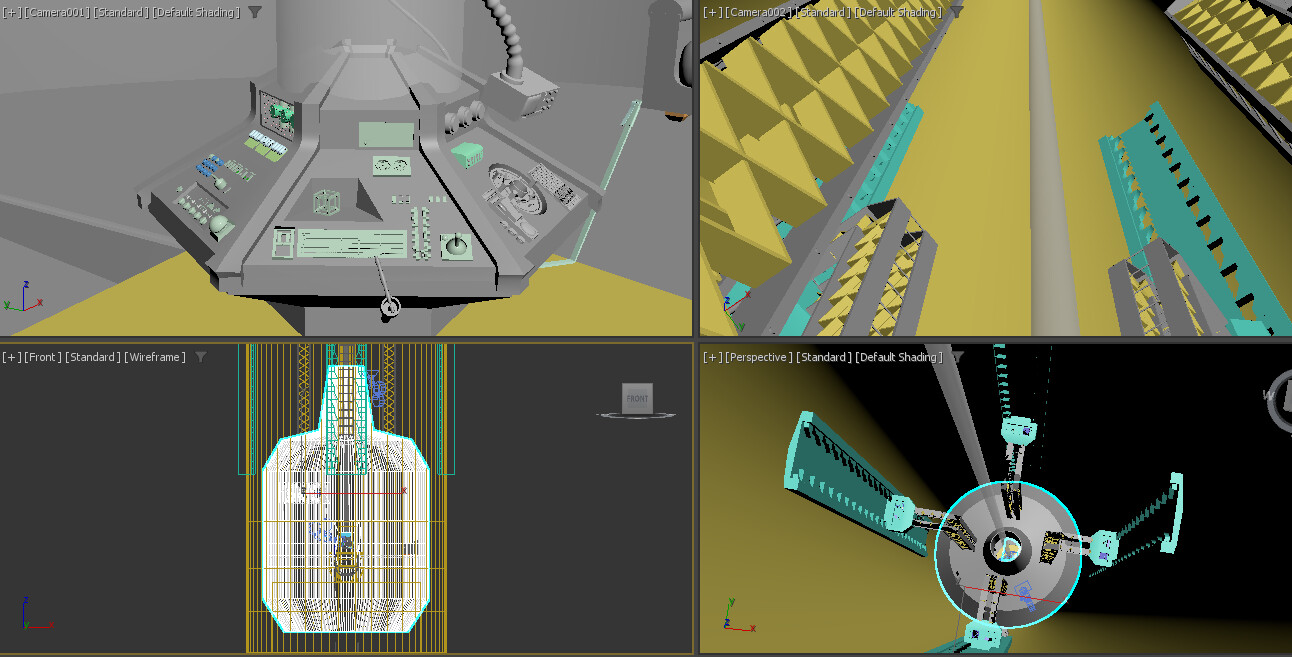 ArtStation - Custom TARDIS interior (Unfinished)