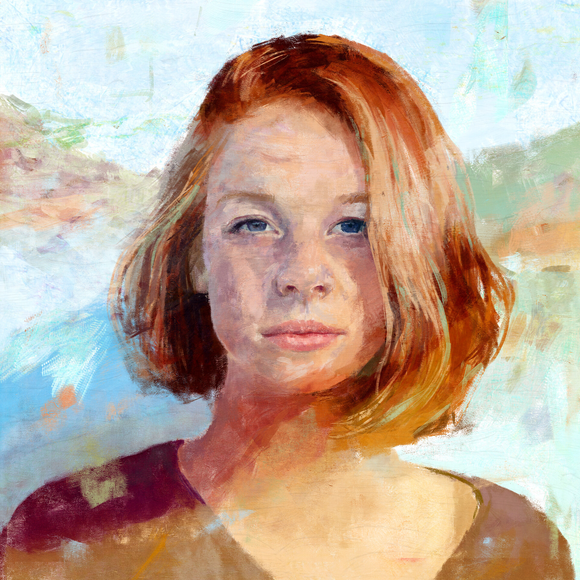 ArtStation - Oily orange