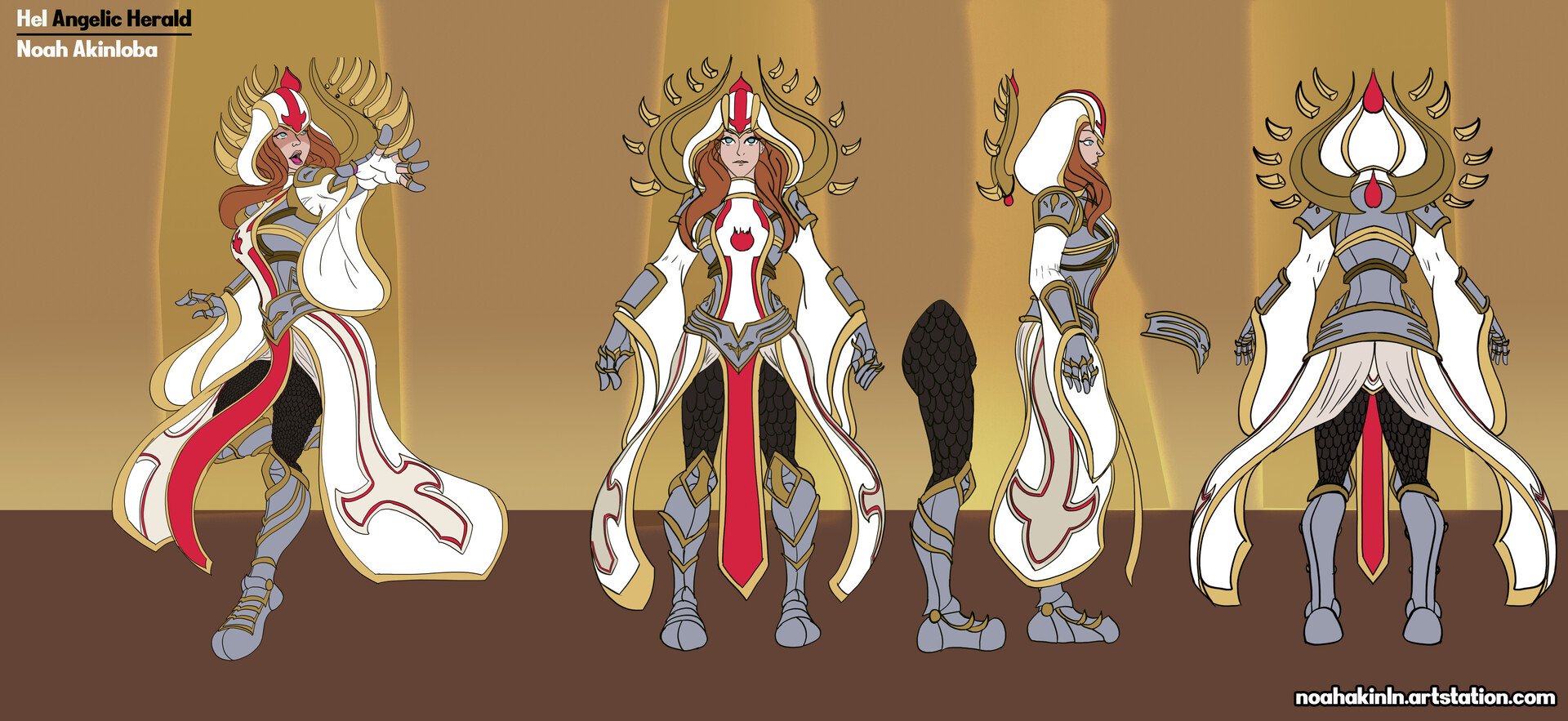 ArtStation - Hel Knight Skin - Angelic Herald