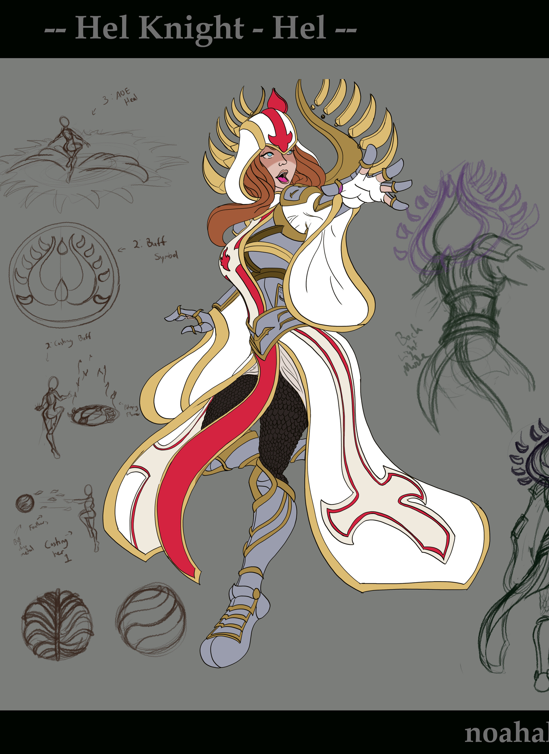 Noah Akinloba - Hel Knight Skin - Angelic Herald