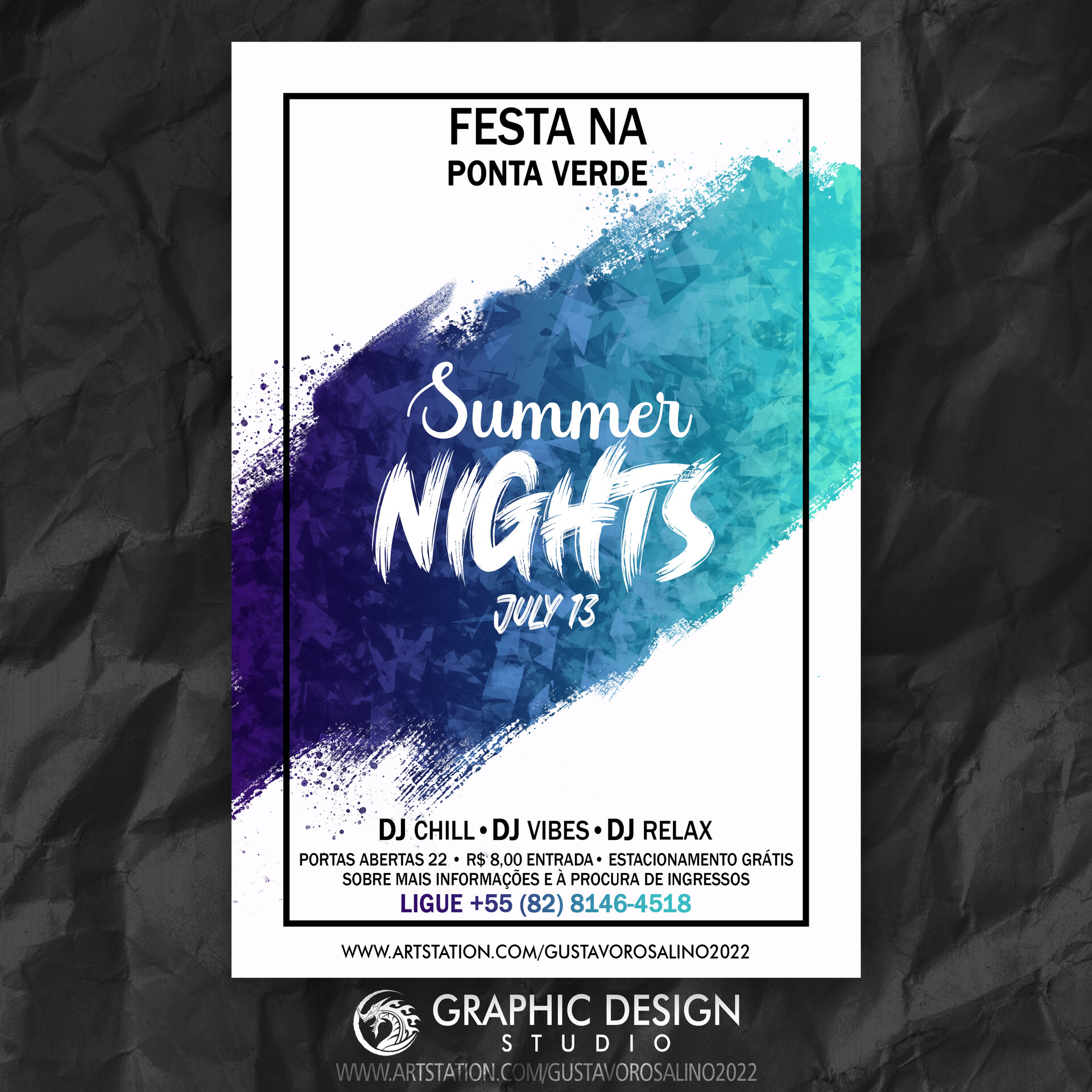 ArtStation - Banner De Festa