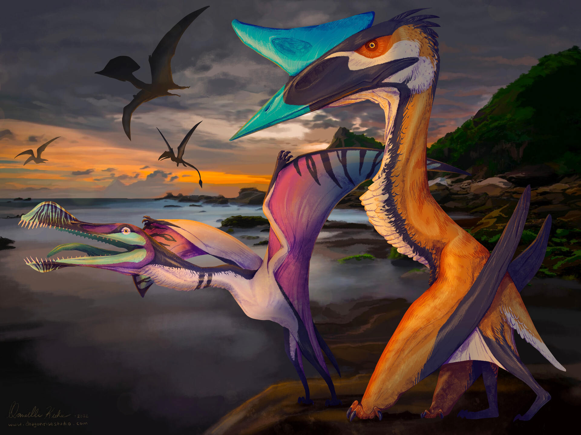 ArtStation - Dawn of the Pterasaur