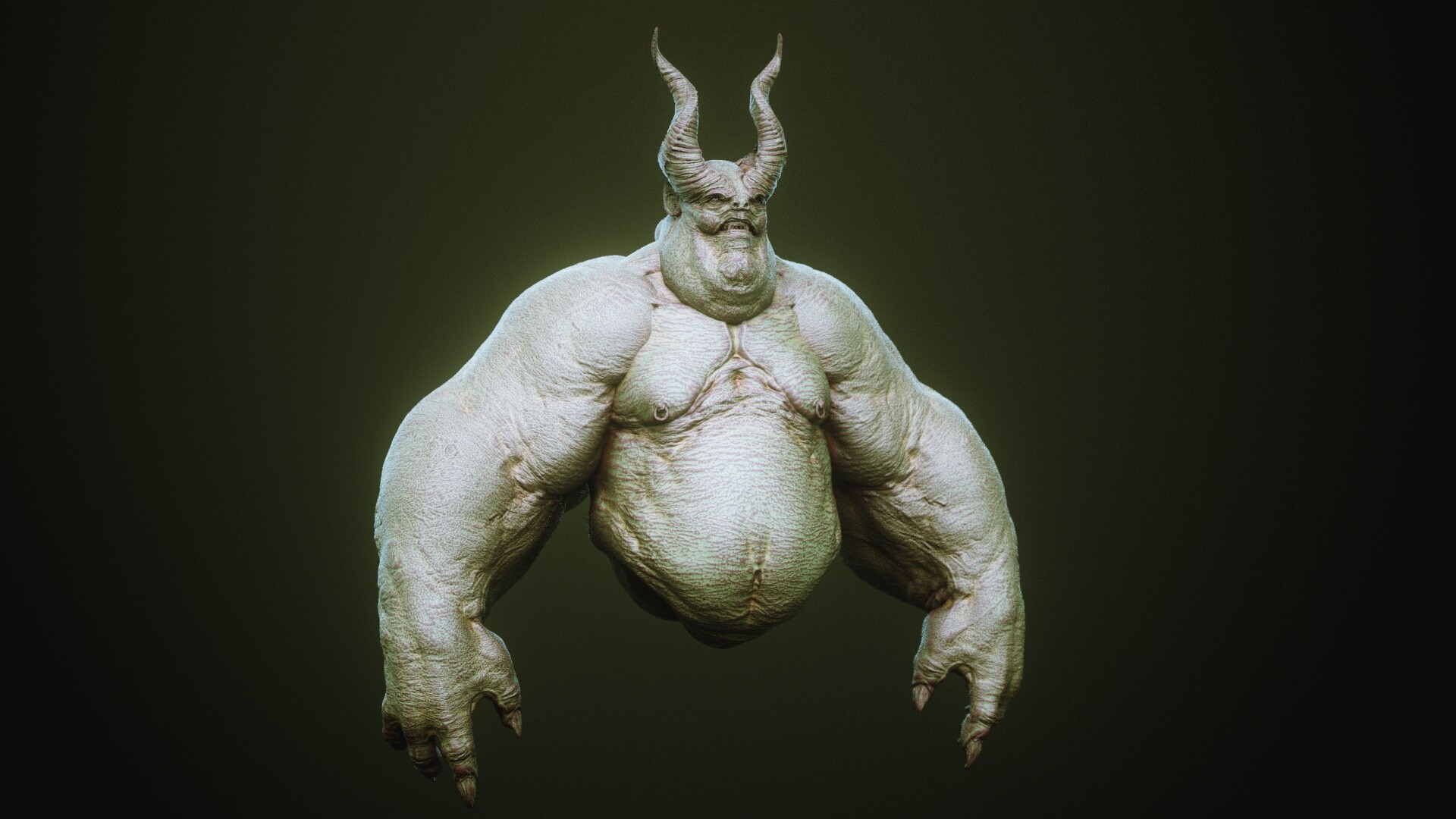 Bernhard van der Horst 3D Artist - DEMON part 3 - Arms