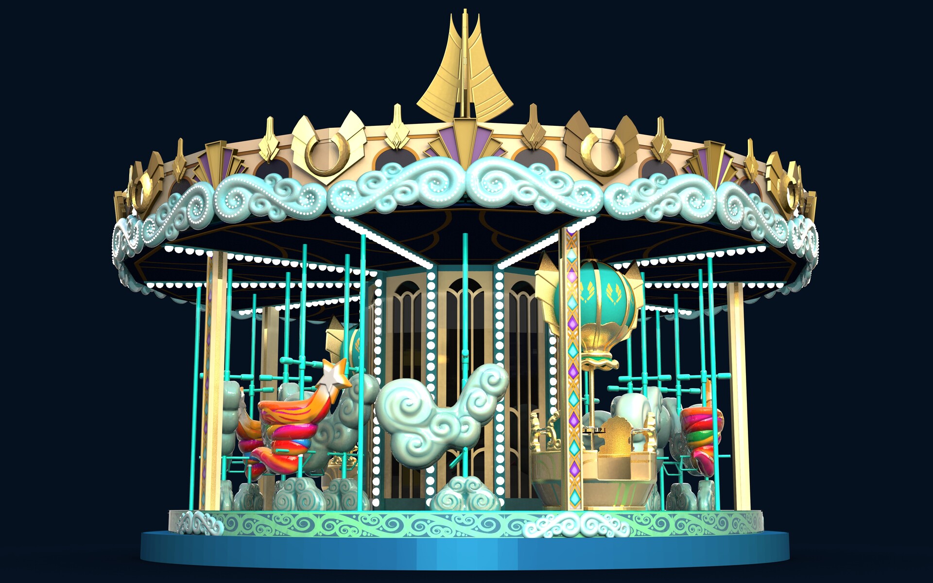 ArtStation - Amusement Ride Concepts