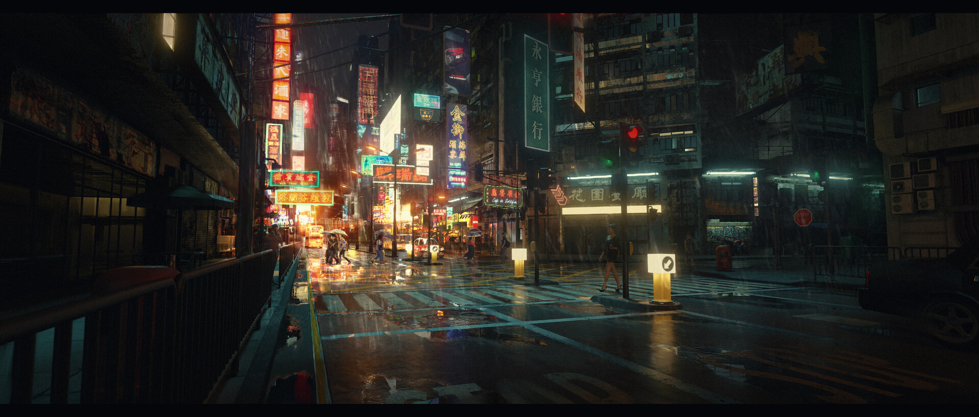 ArtStation - Hong Kong Street