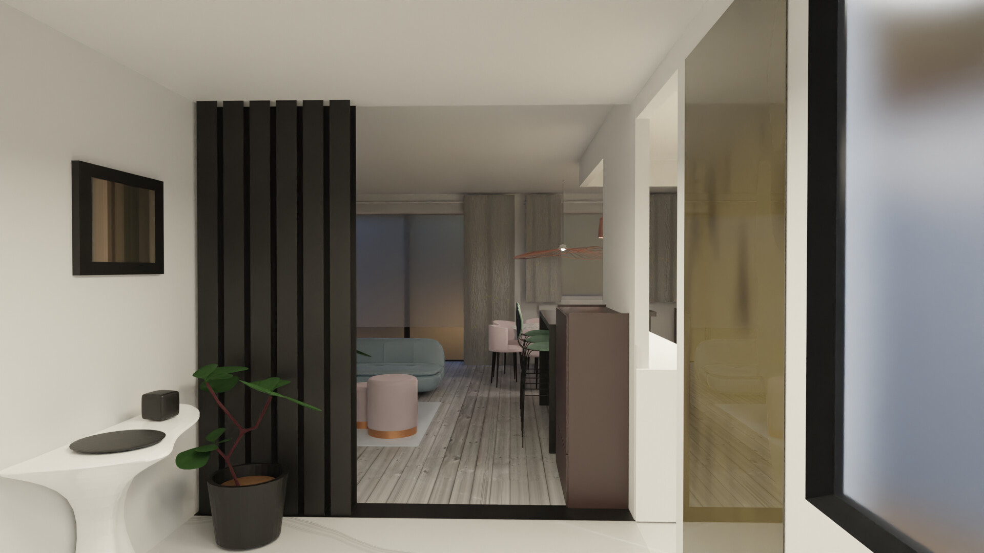 ArtStation - interior design - visualisation of interior architect plans