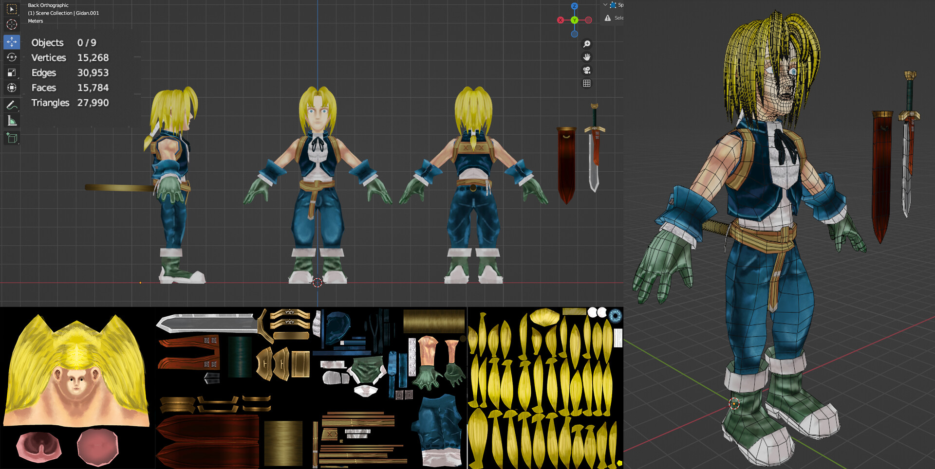 ArtStation - Zidane FF9