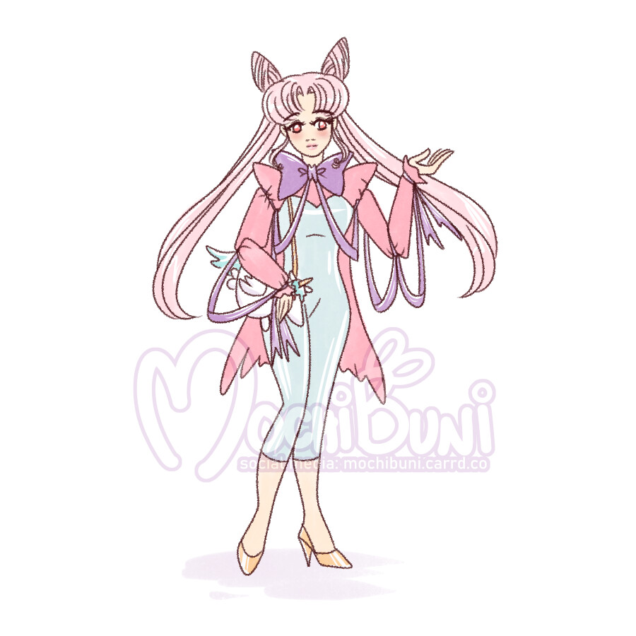 ArtStation - Crystal Tokyo Met Gala - Small Lady Serenity