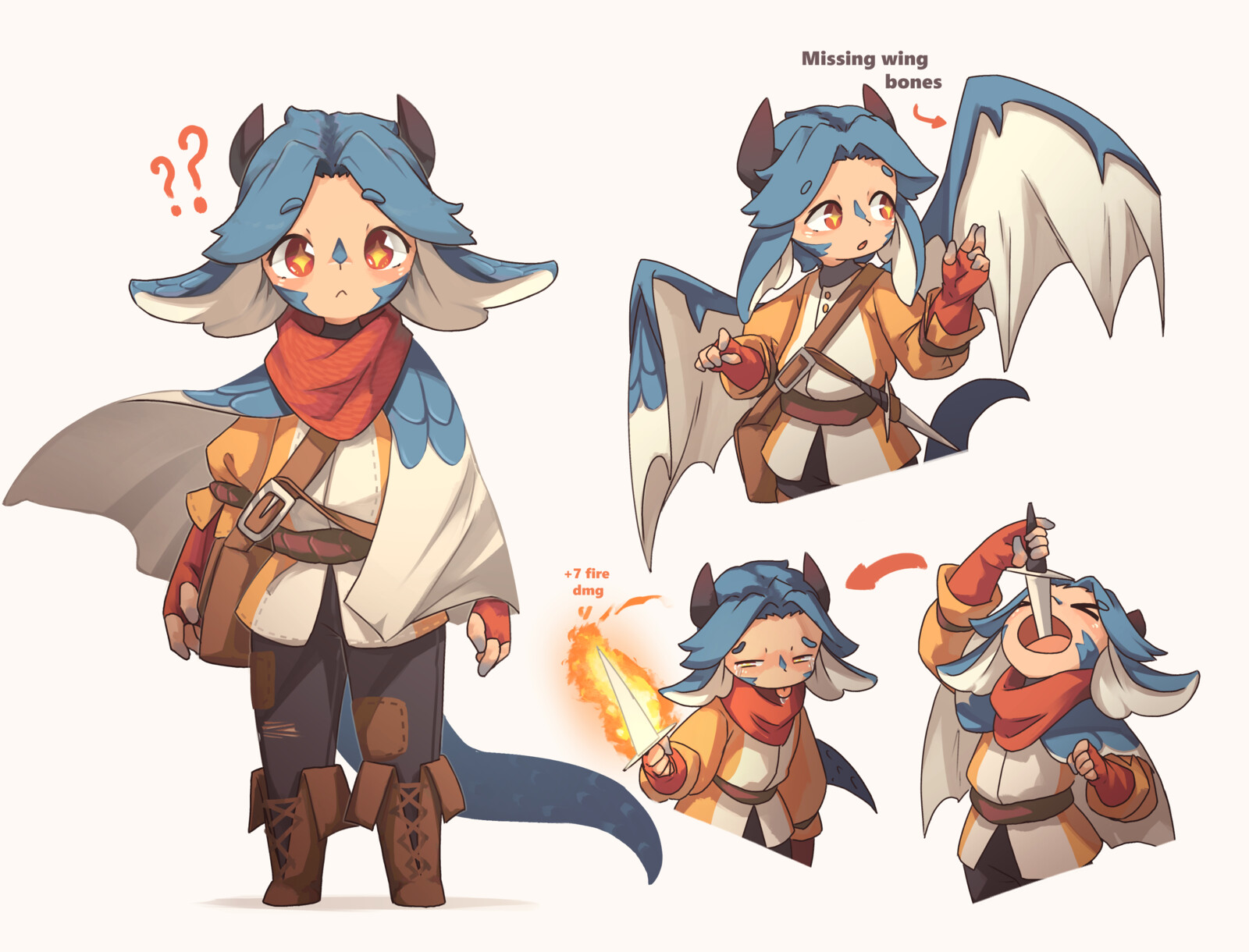 Kanbaki - Dragon boy (character design)