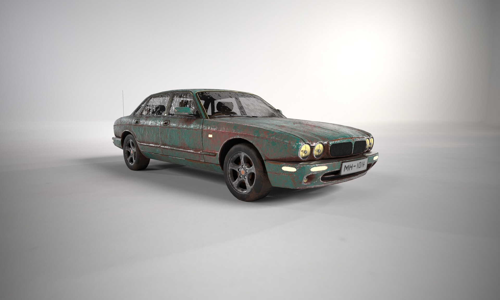 ArtStation - Rusted Car
