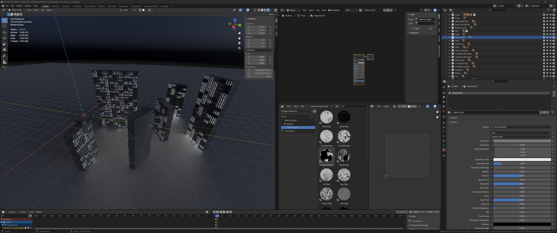 Nick Gantzel Bendixen - Day & Night Project Office Space