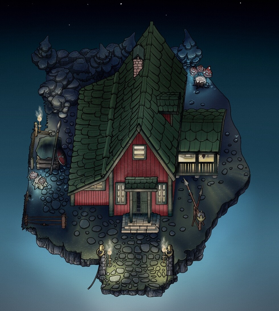 ArtStation - Little knights house